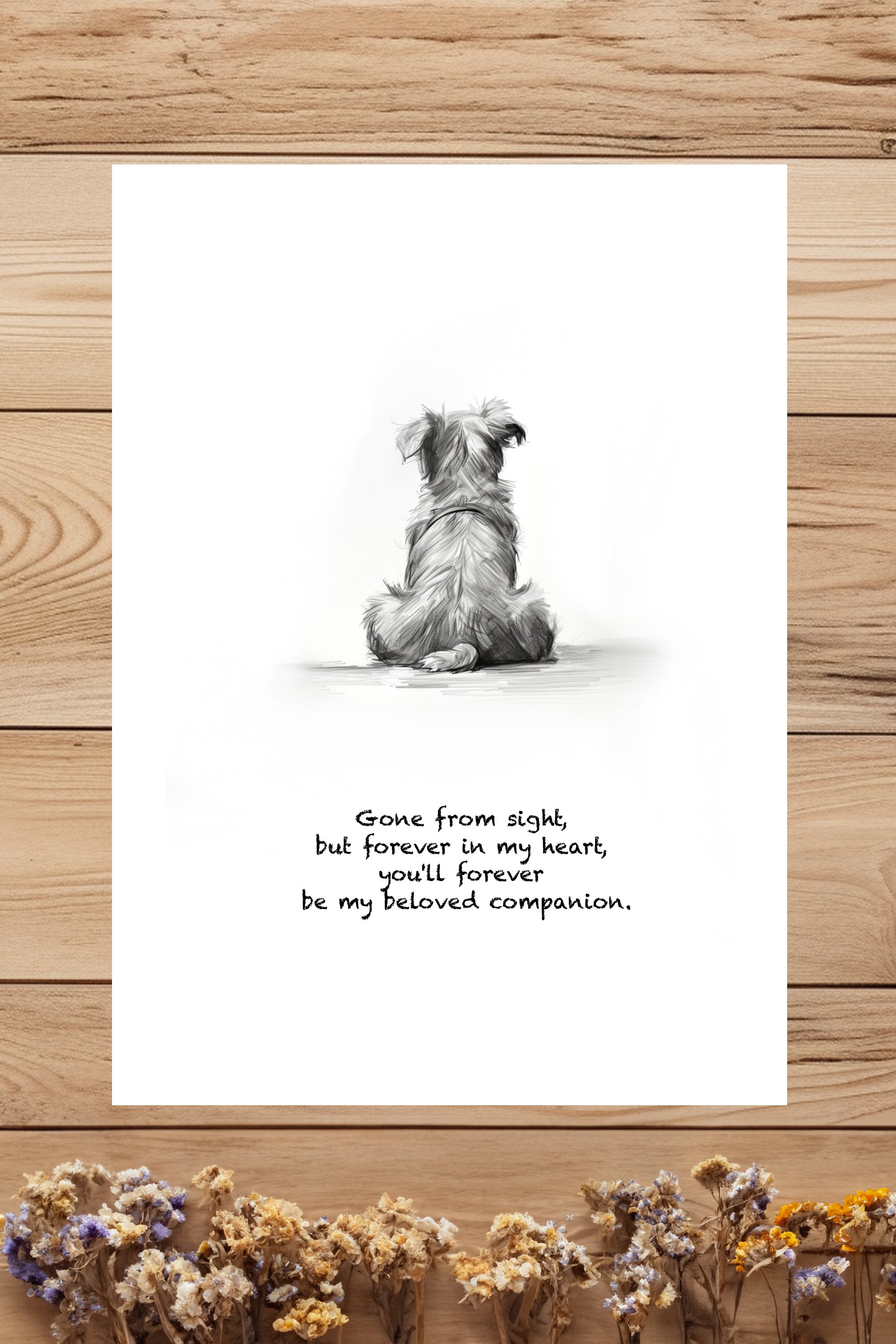 Instant Dog Loss Condolence: Digital Pet Sympathy (2705674)