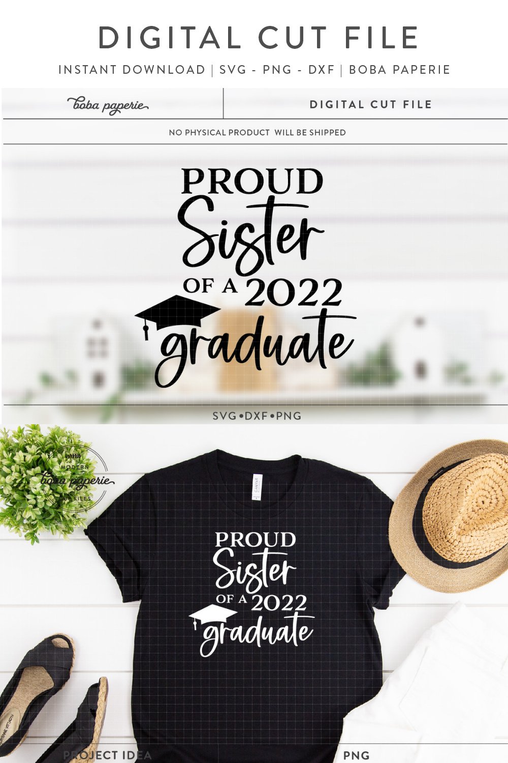 Proud Sister of a Graduate cut file| graduation svg