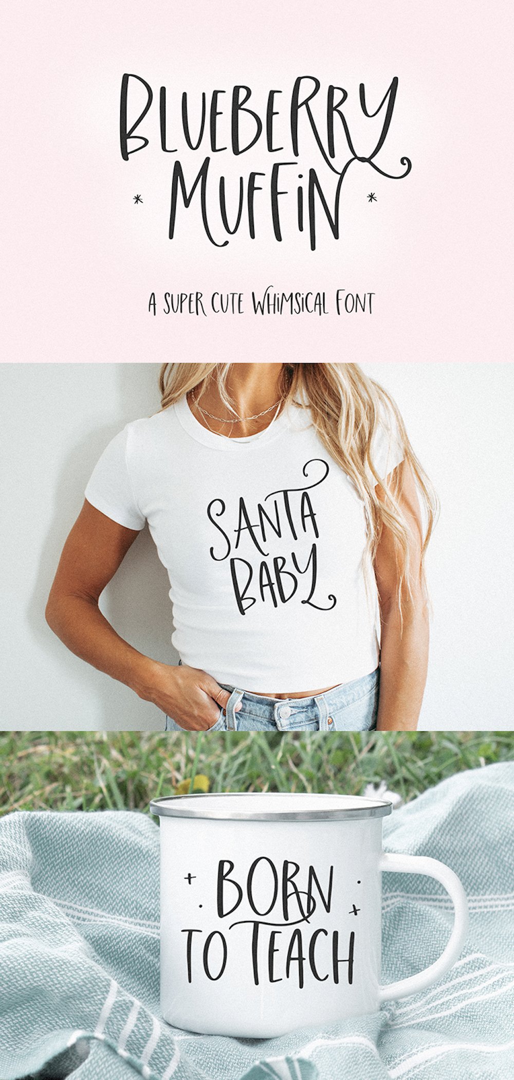 Blueberry Muffin - A Fun Handwritten Font