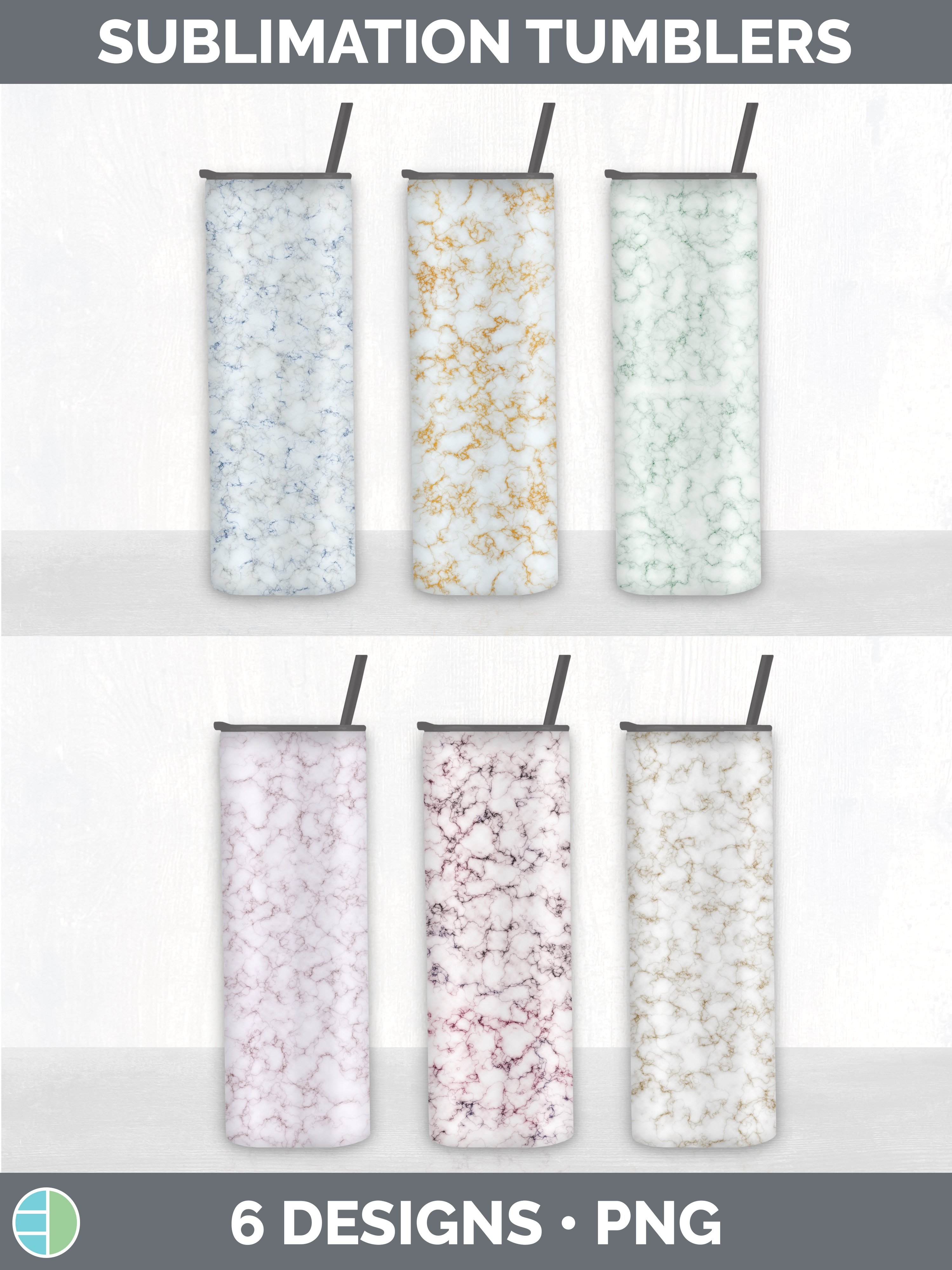Marble Tumbler Sublimation Bundle