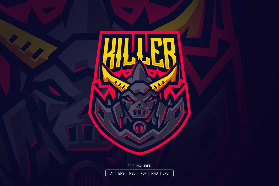killer mascot logo