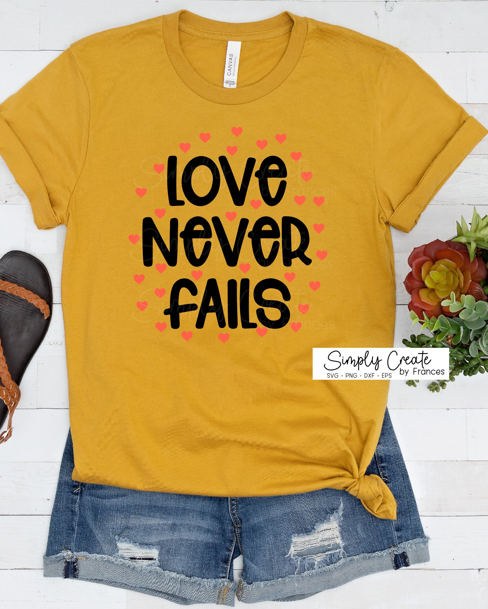 Love Never Fails SVG | Love | Inspirational