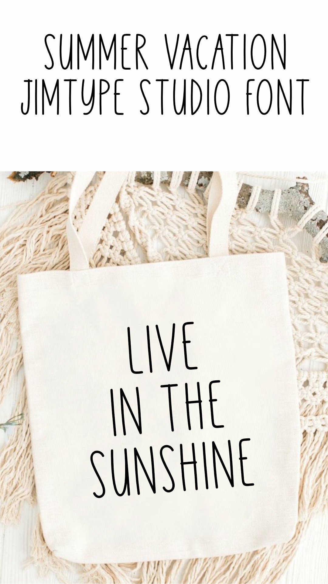 Summer Vacation - Farmhouse Summertime Font