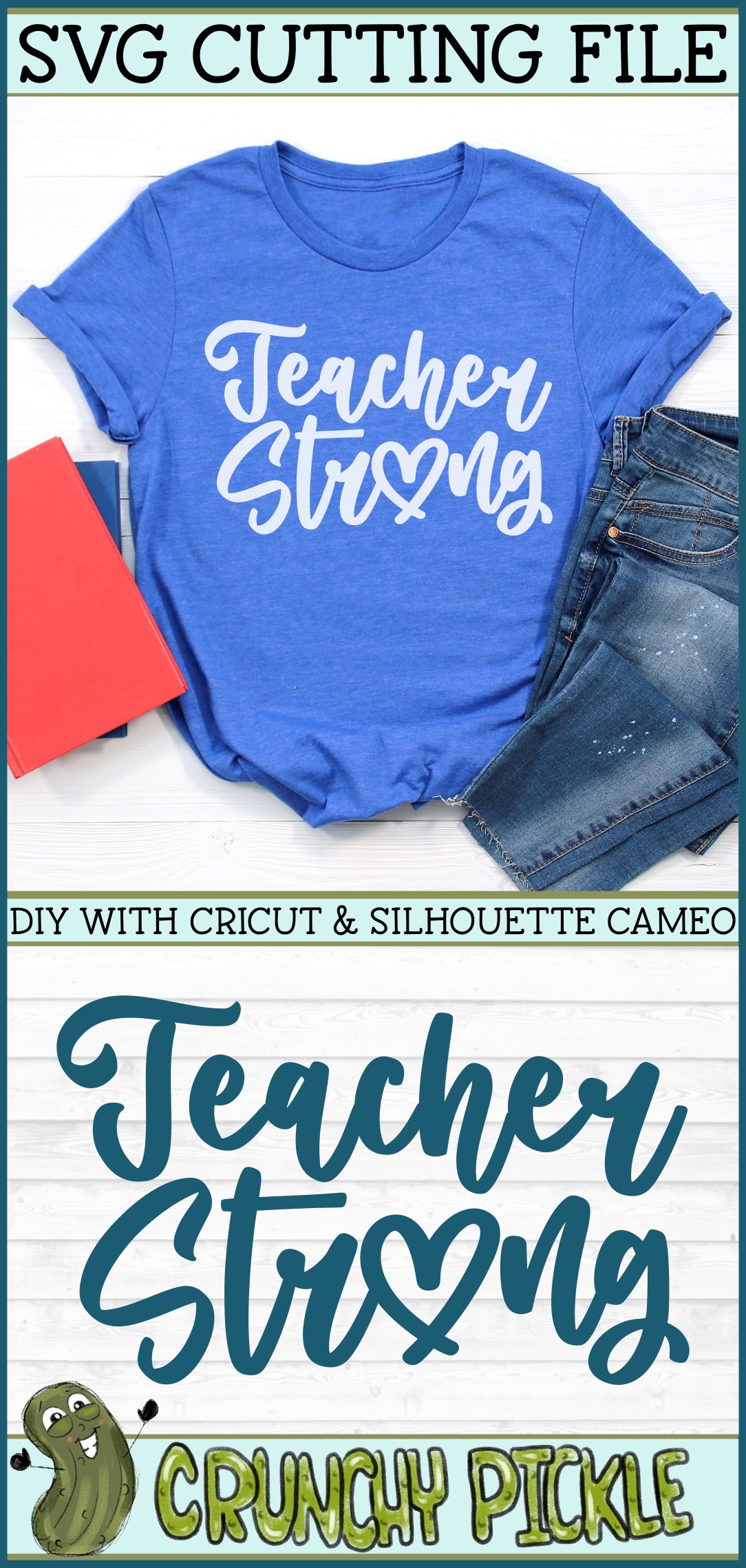 Teacher Strong SVG File