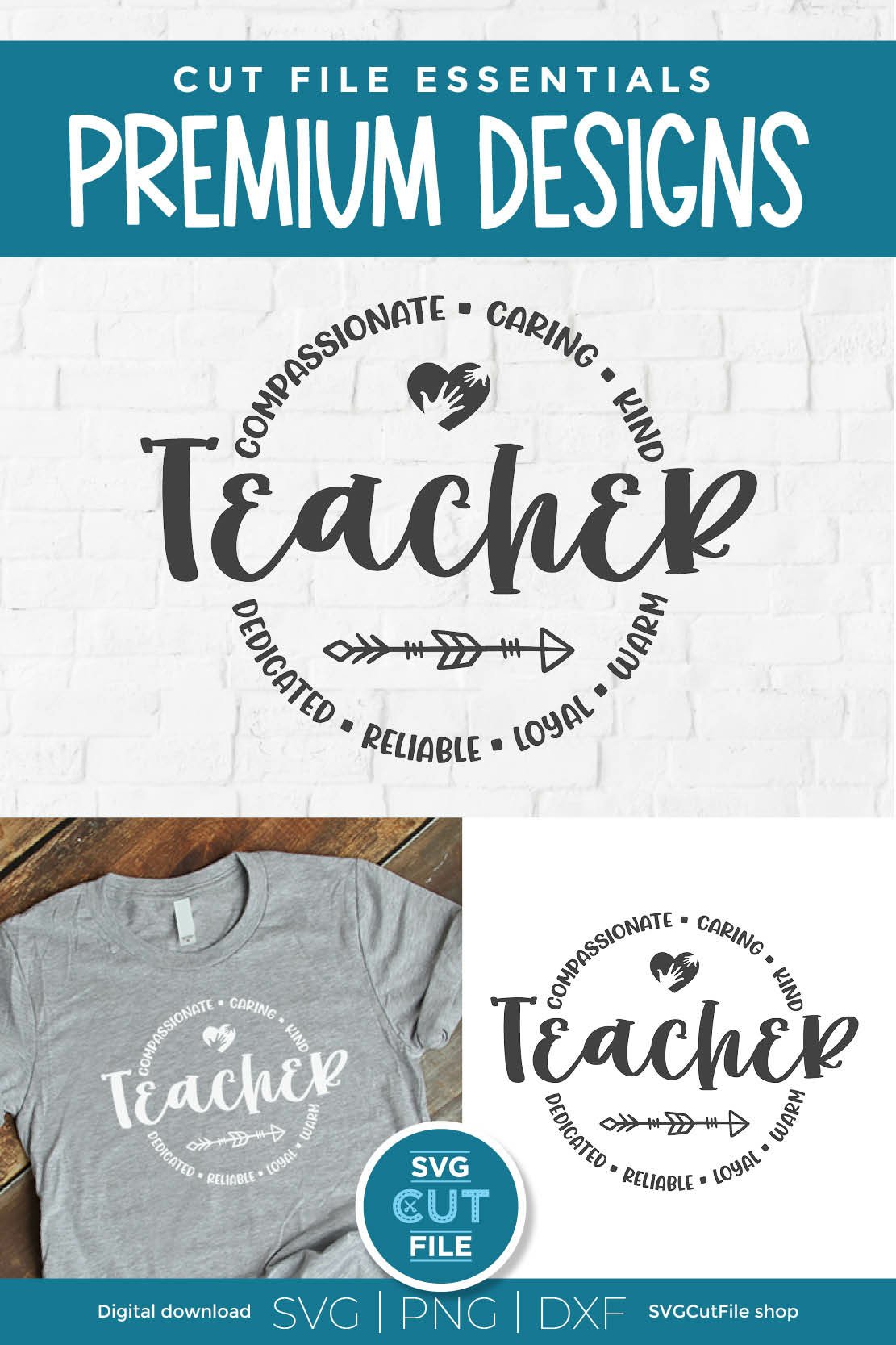 Make a Perfect Teacher Appreciation Gift - Round Circle SVG
