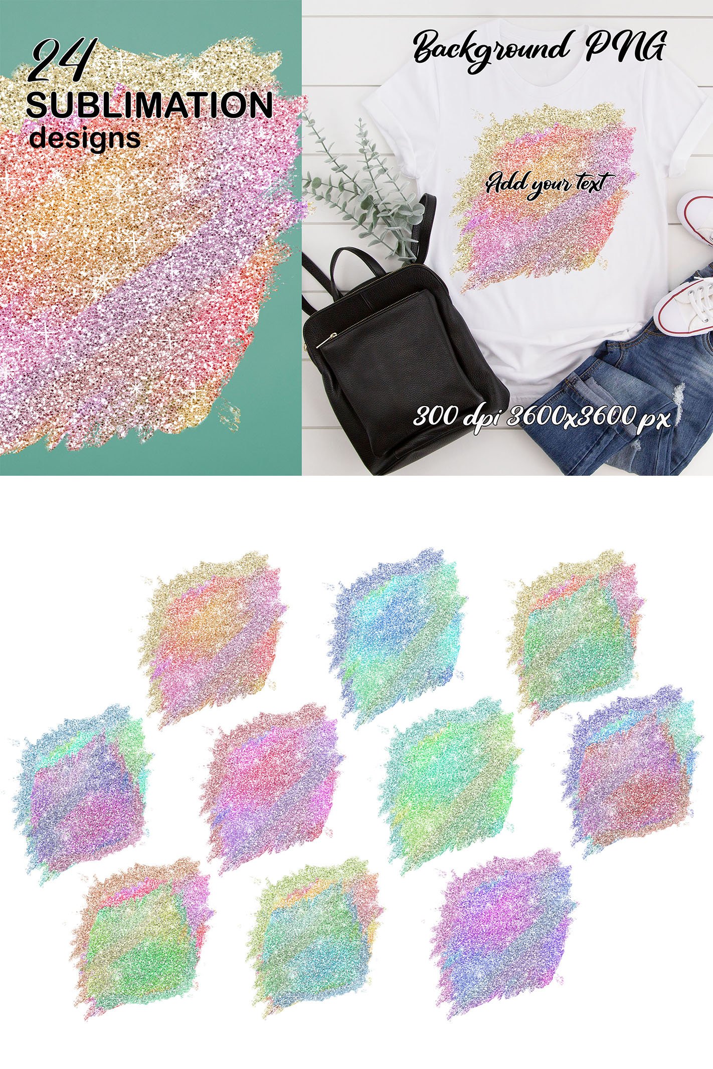 Glitter Sublimation Background PNG (1424501)