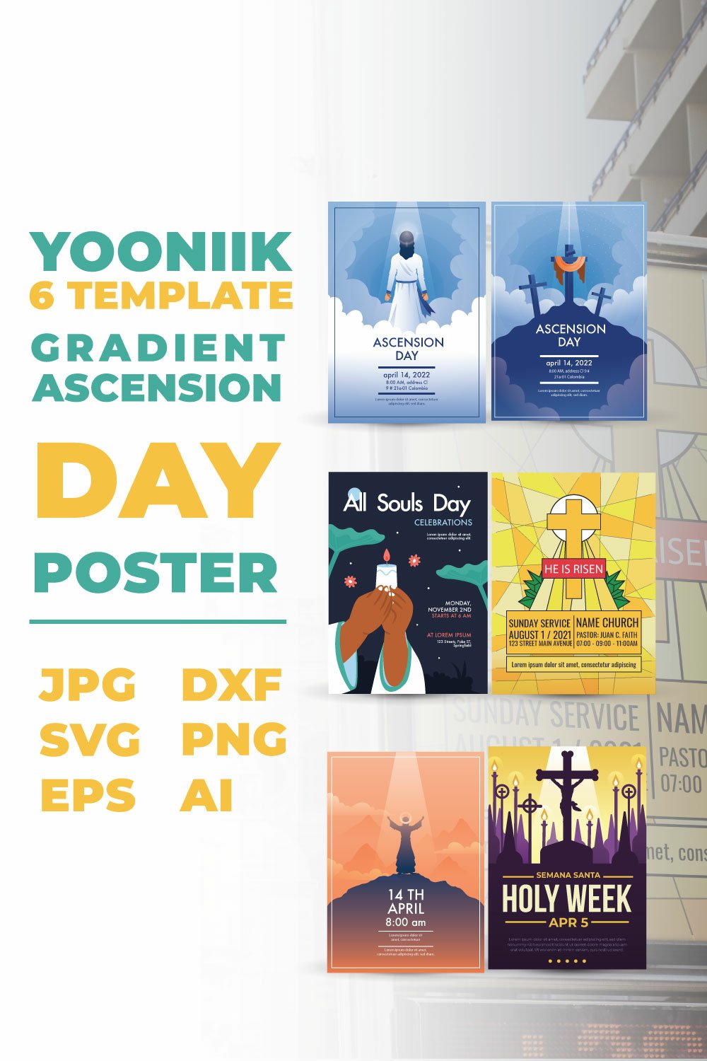 Ascension Day Celebrations Flyer&Poster 6 Templates!