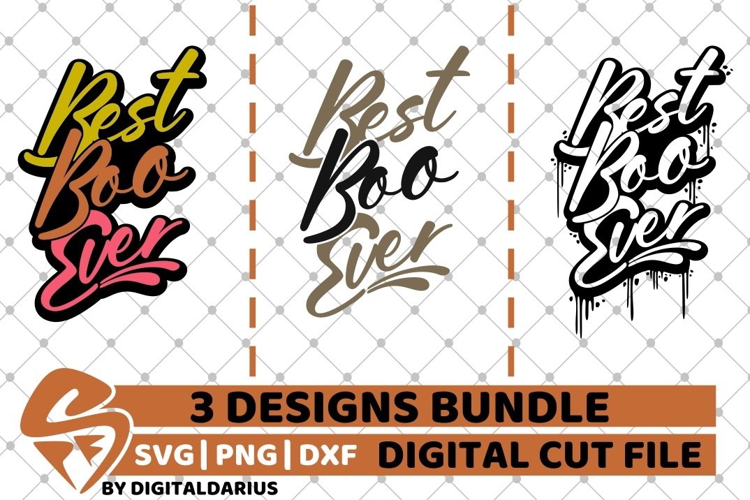 3x Best Boo Ever Designs Bundle svg, Monster svg, Kids svg