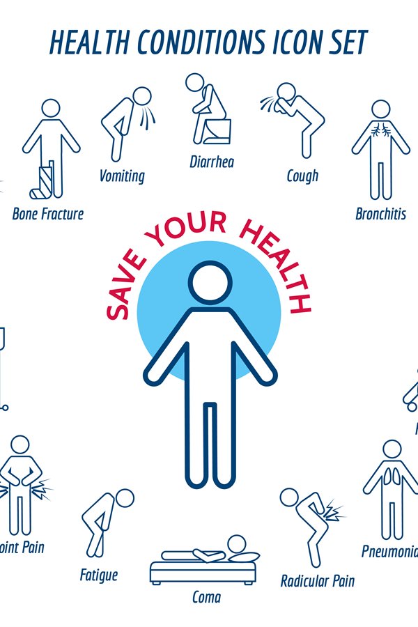 Health conditions icons