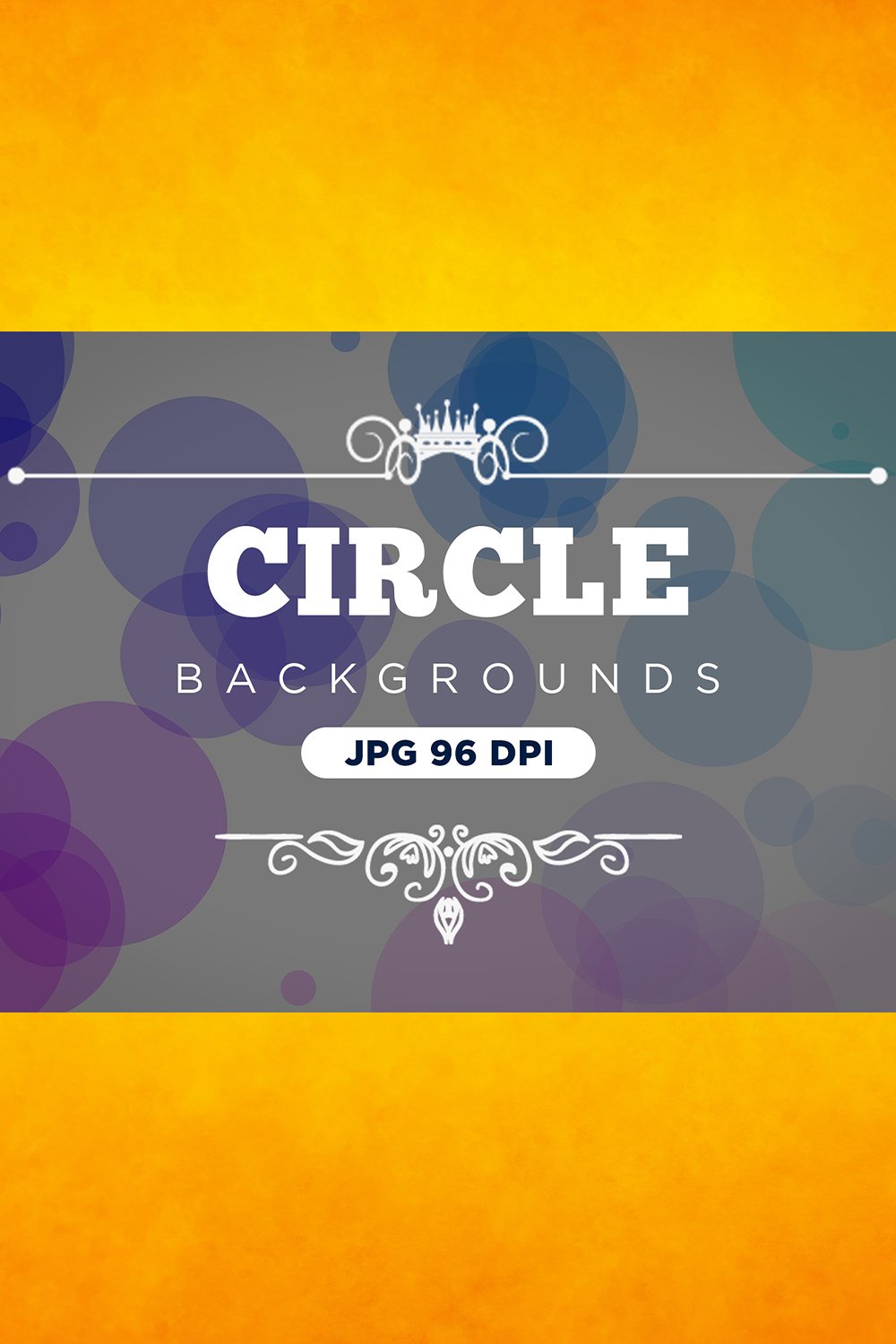 Colorful circle background pack