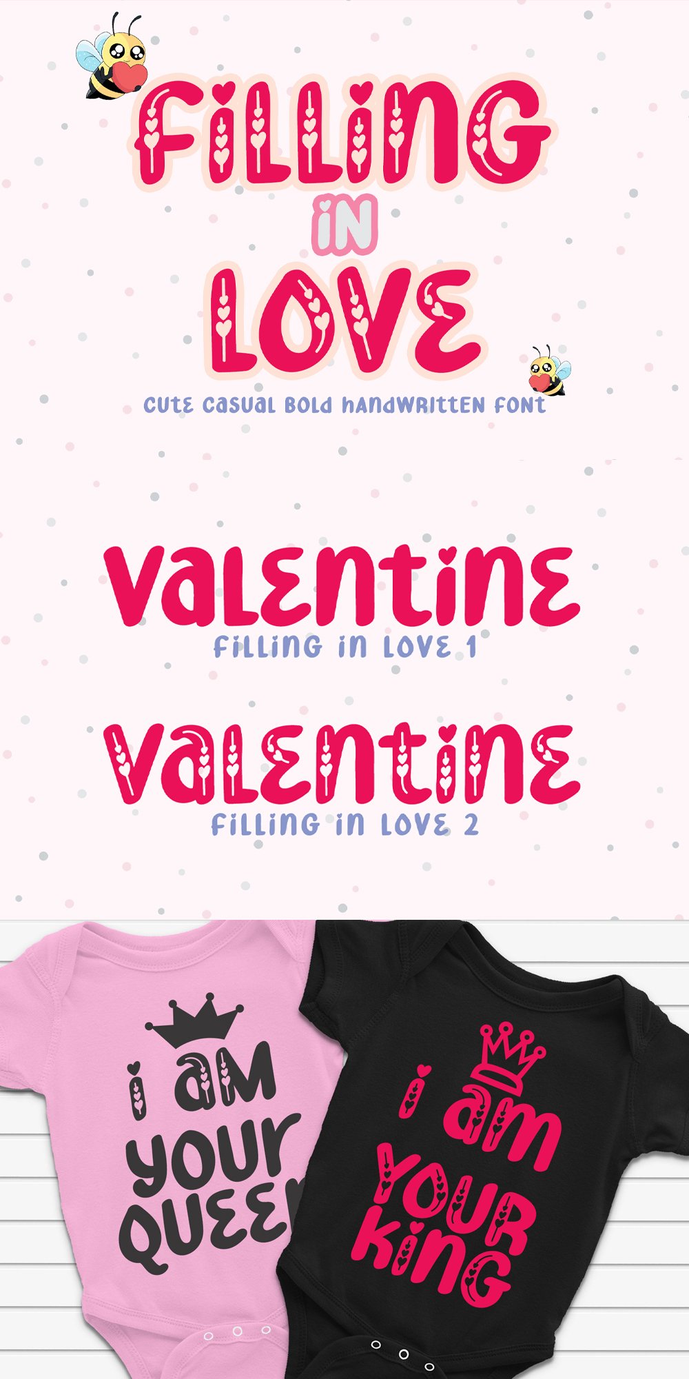 Filling in Love - Cute Lovely Handwritten Script