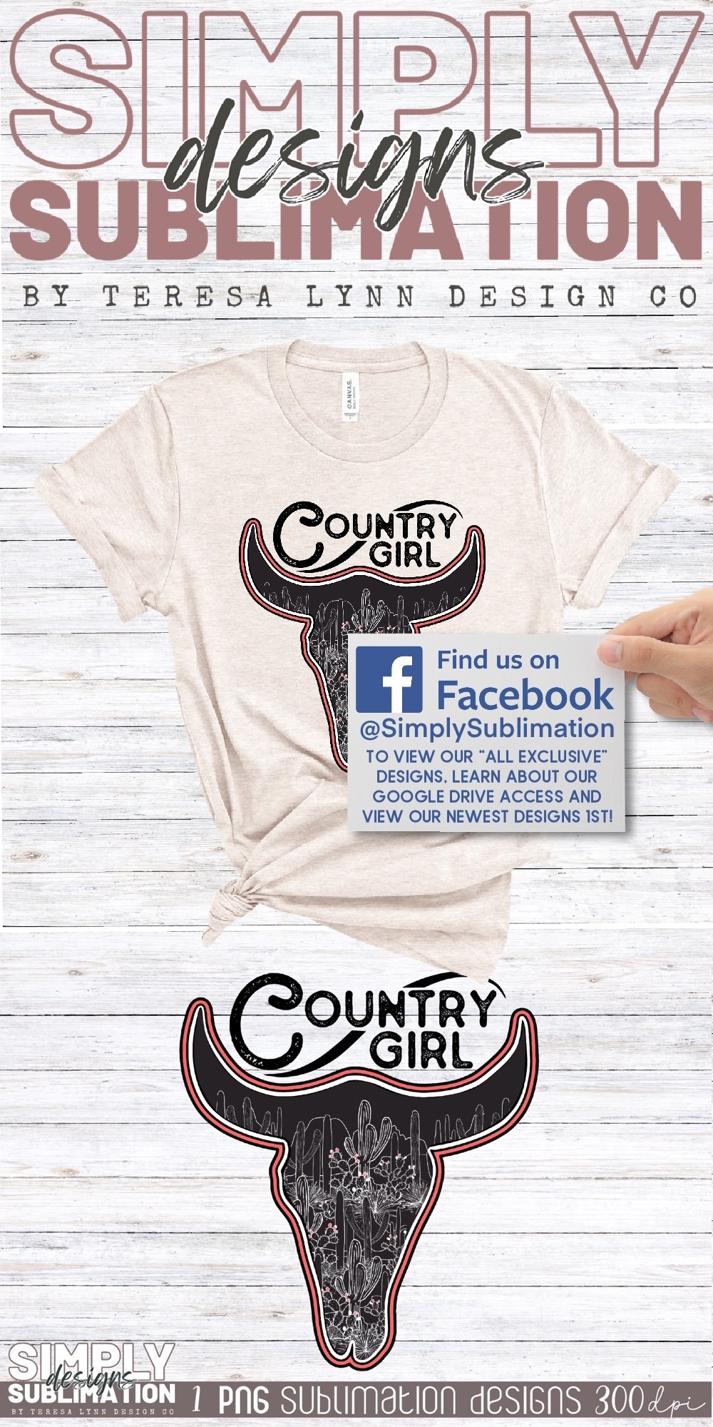 Country Girl Sublimation Design | Png | Western