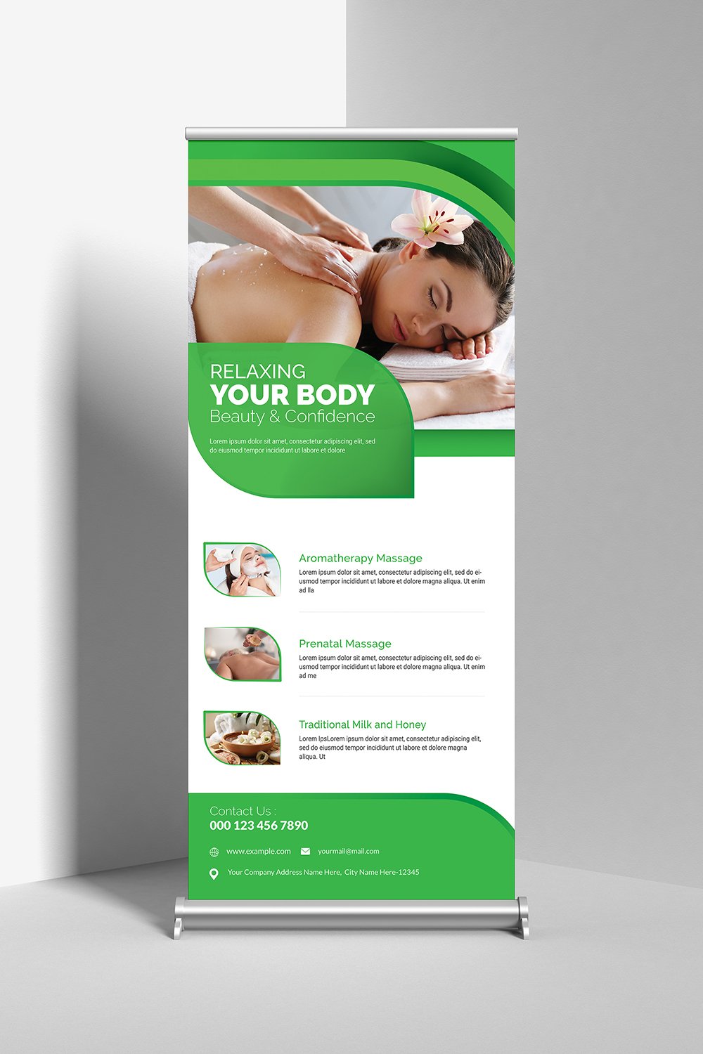 Spa Beauty Roll Up Banner