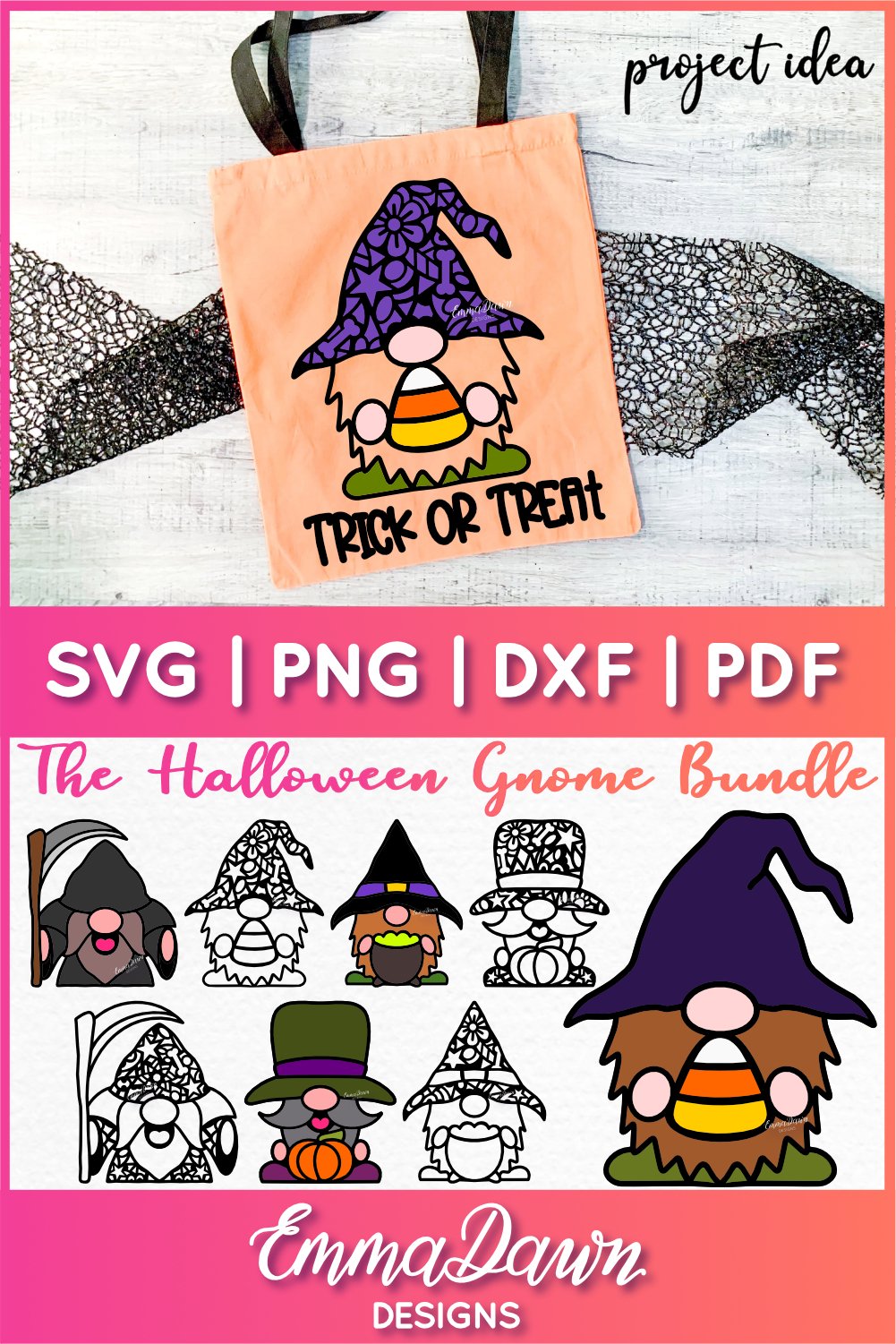 The Halloween Gnome SVG Bundle