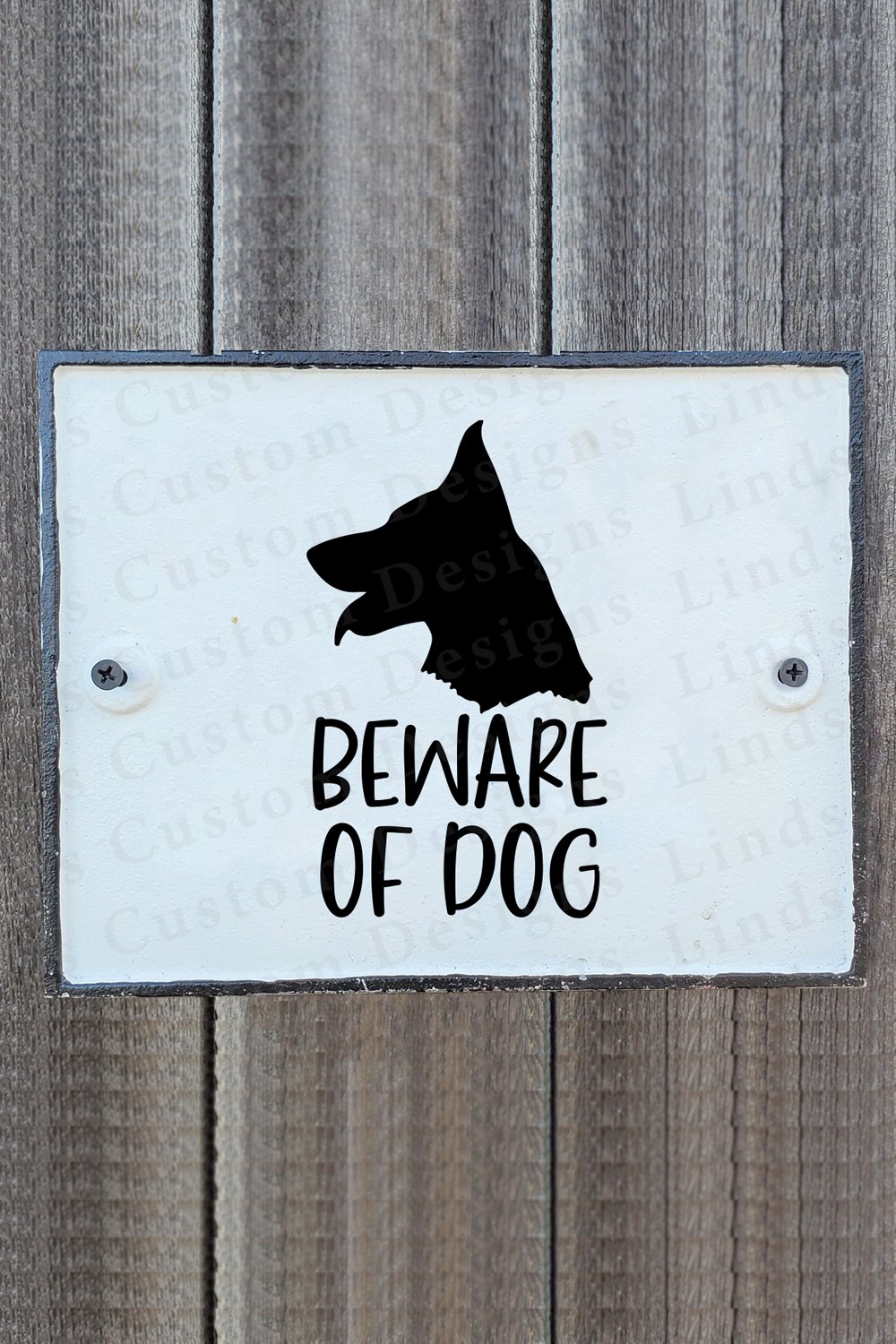Beware of Dog - German Shepherd - SVG Design