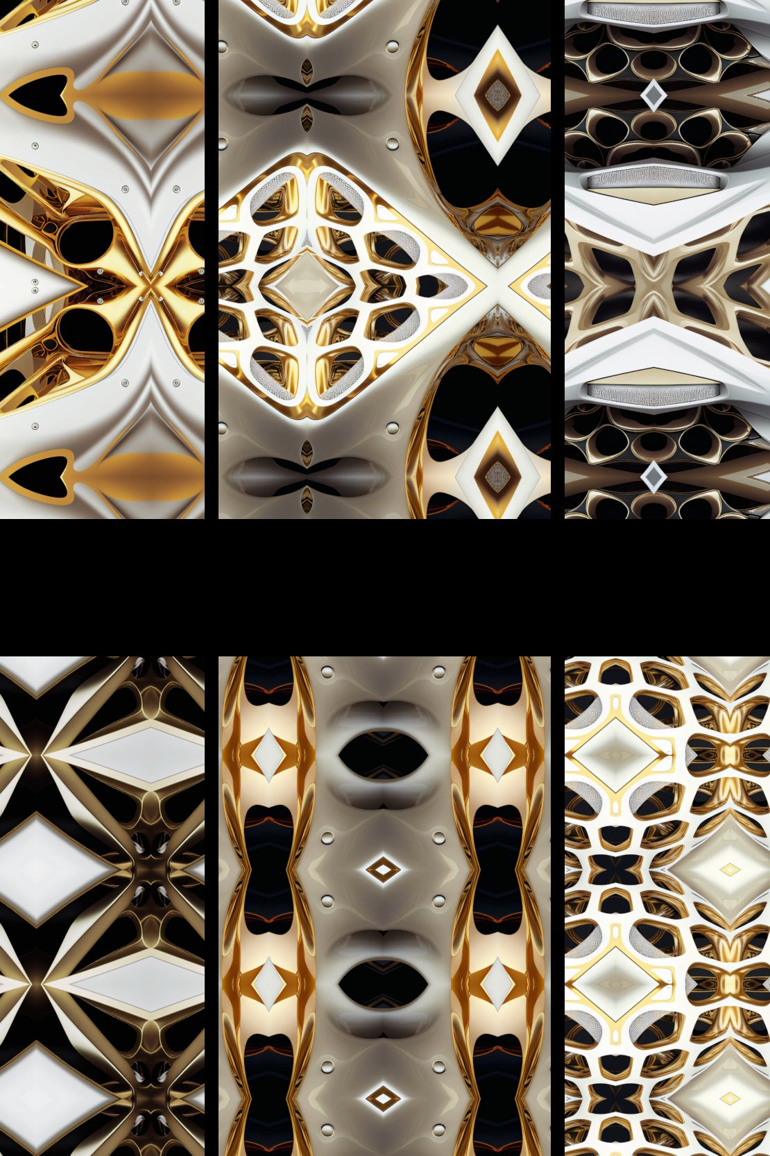 Futuristic Patterns, seamless patterns - 10 JPG