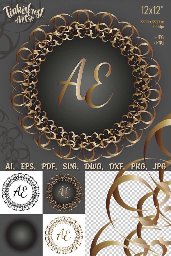 Monogram frames (1209246)