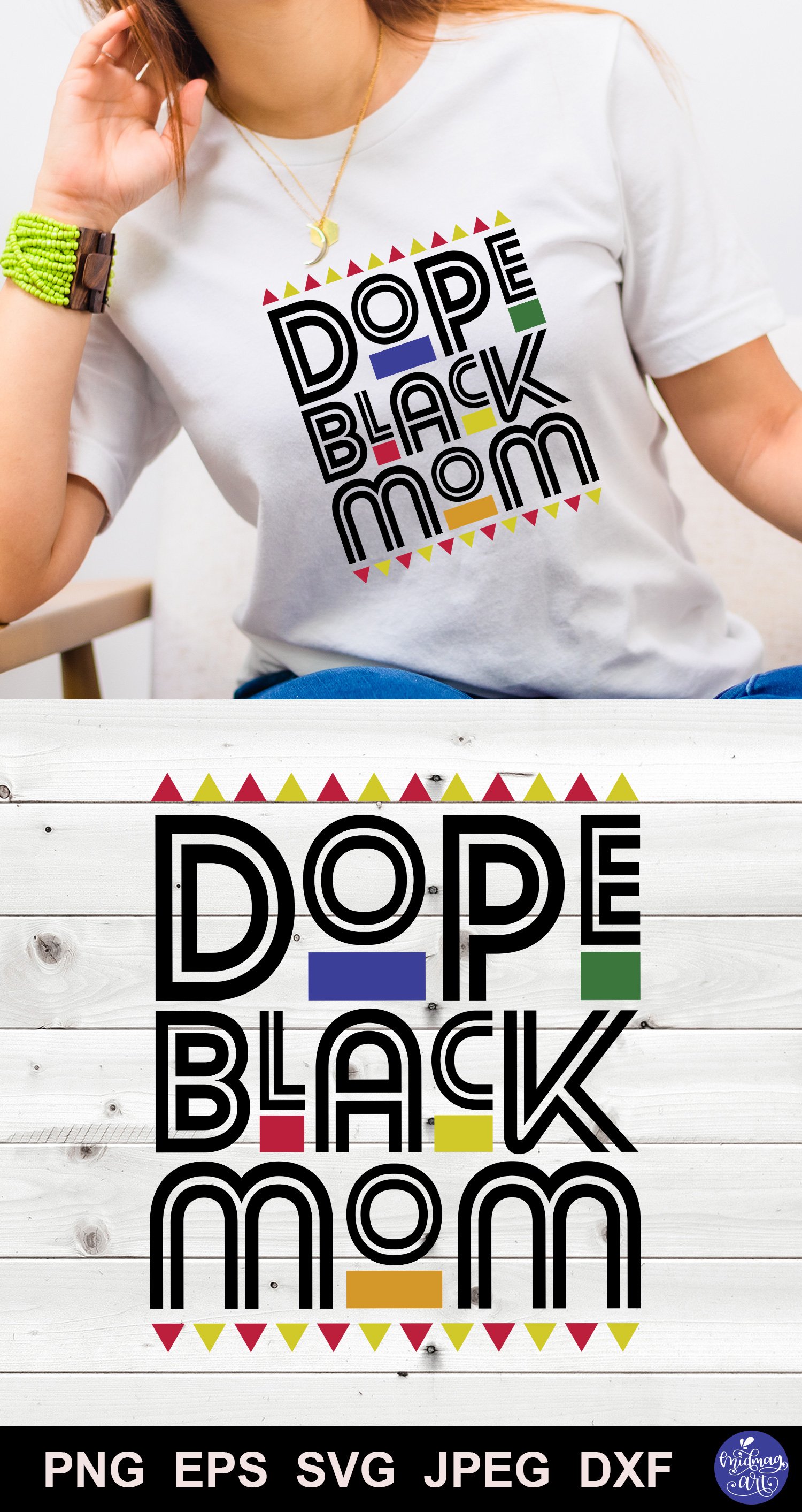 Dope black mom svg, melanin svg (2419193)