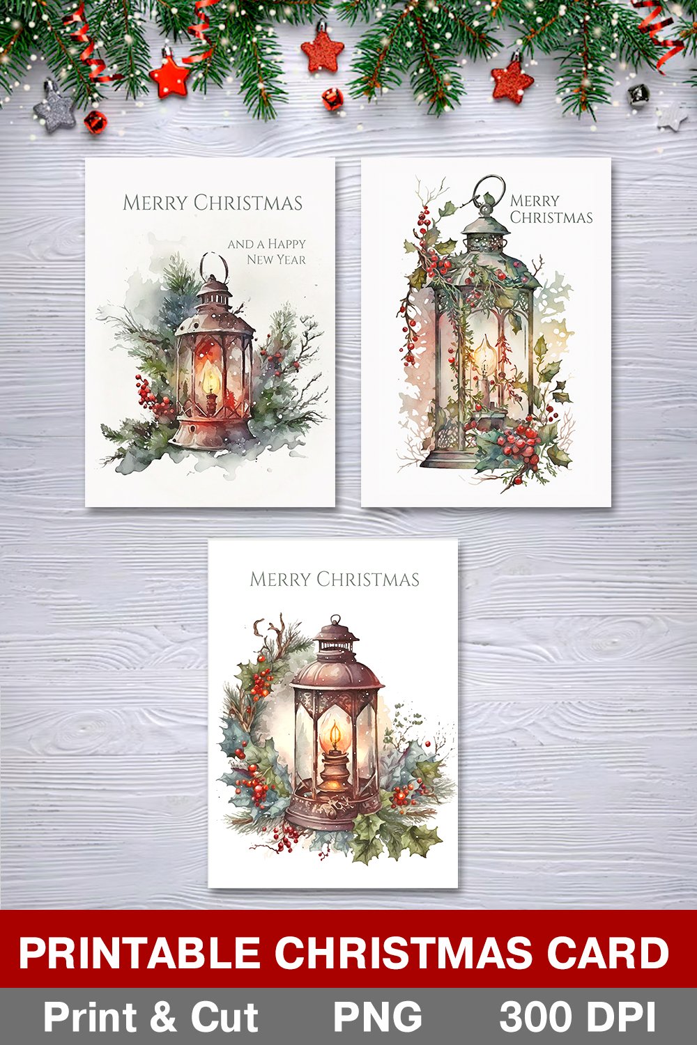 Merry Christmas Card printable