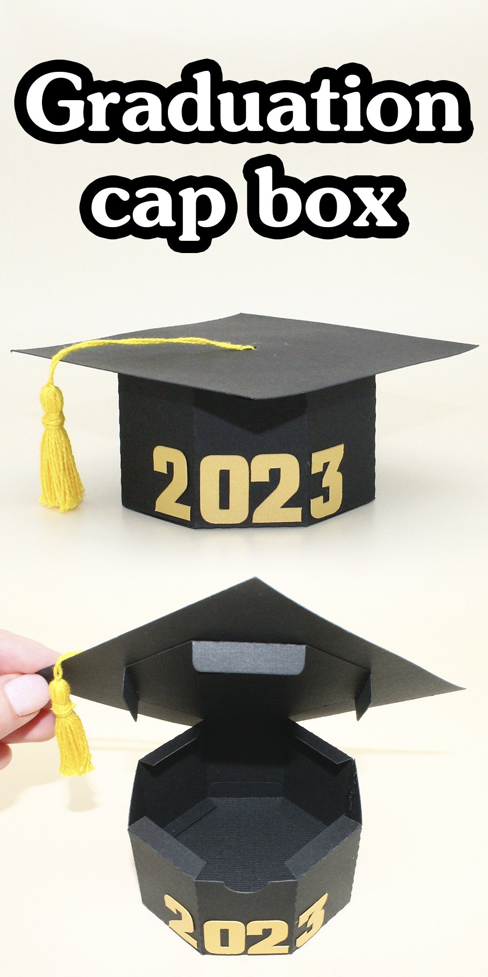 Graduation Cap Box Template
