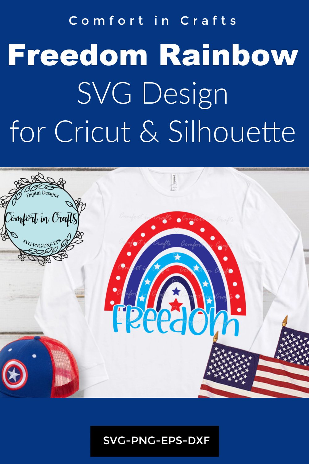 Freedom Rainbow SVG