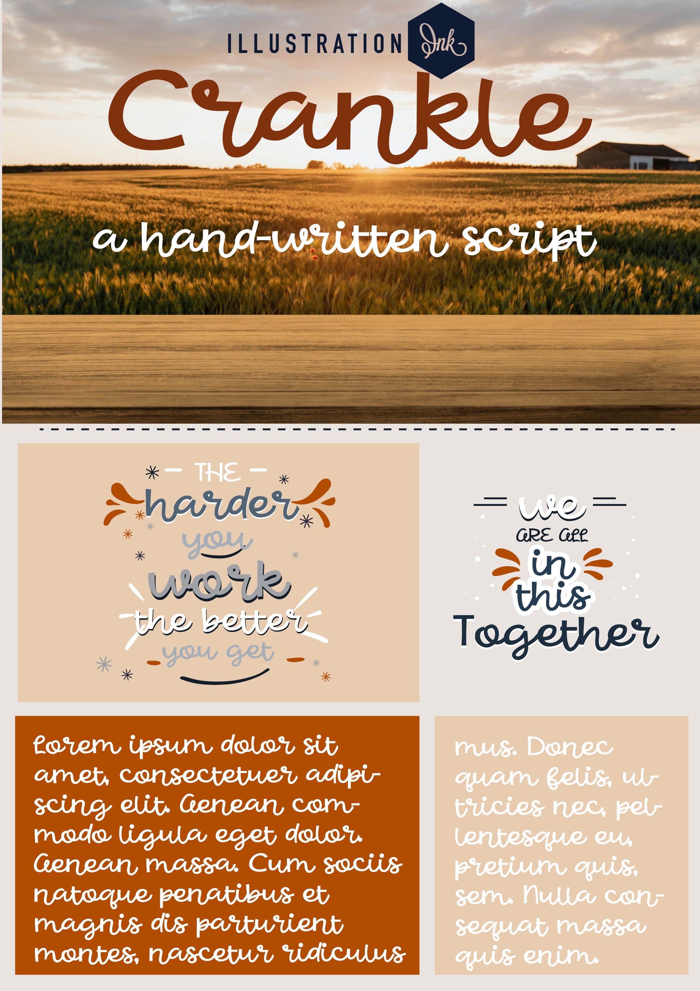 Handwritten script font
