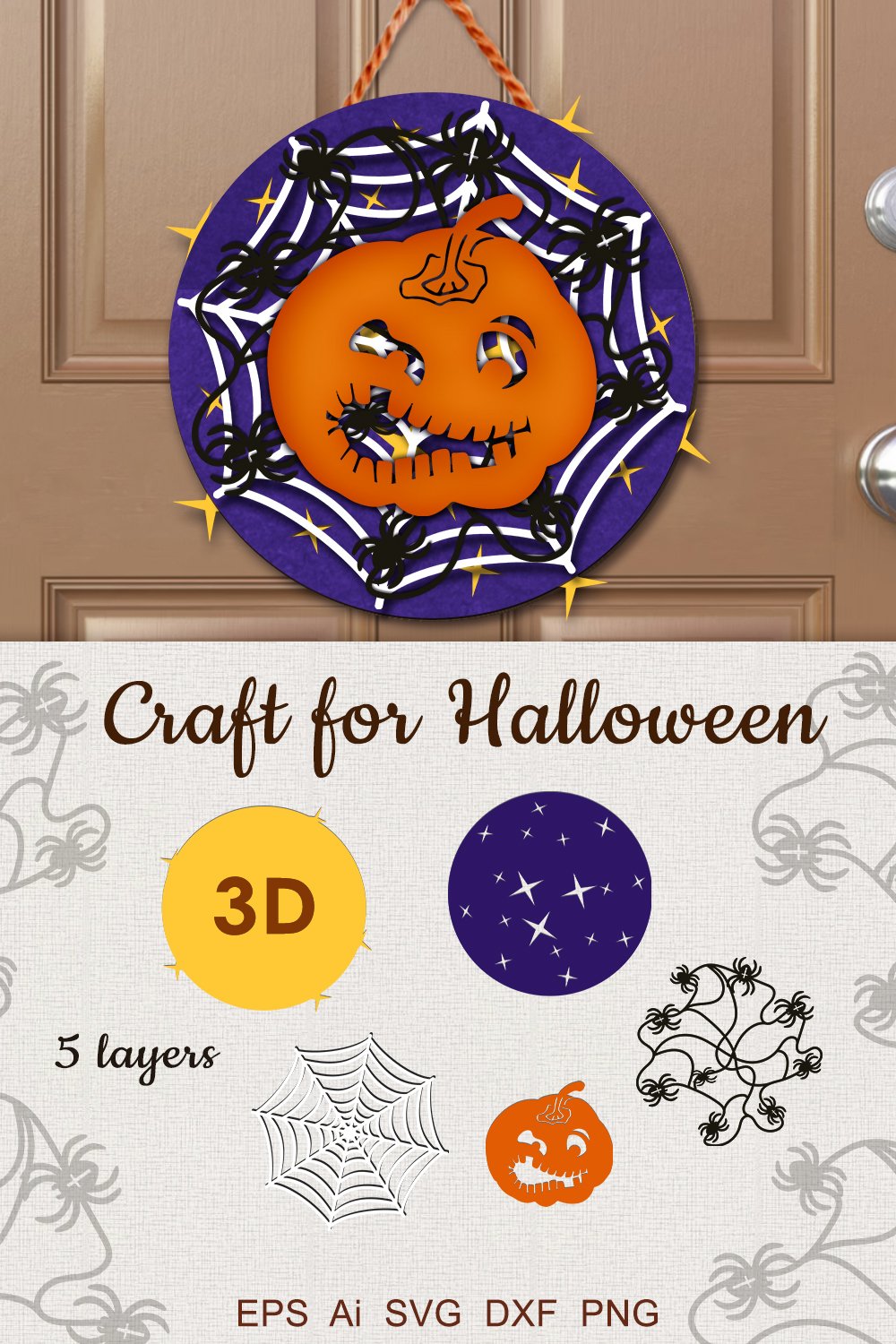 3D craft for Halloween