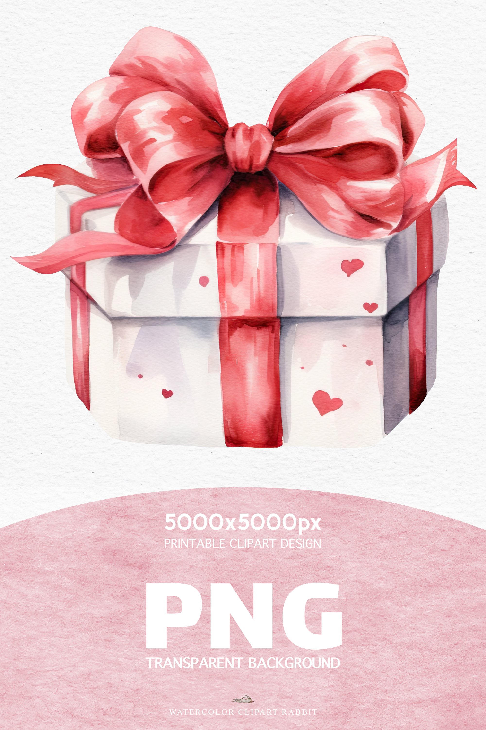 Valentine Day Present Box Clipart Gift Hearts Love Scrapbook