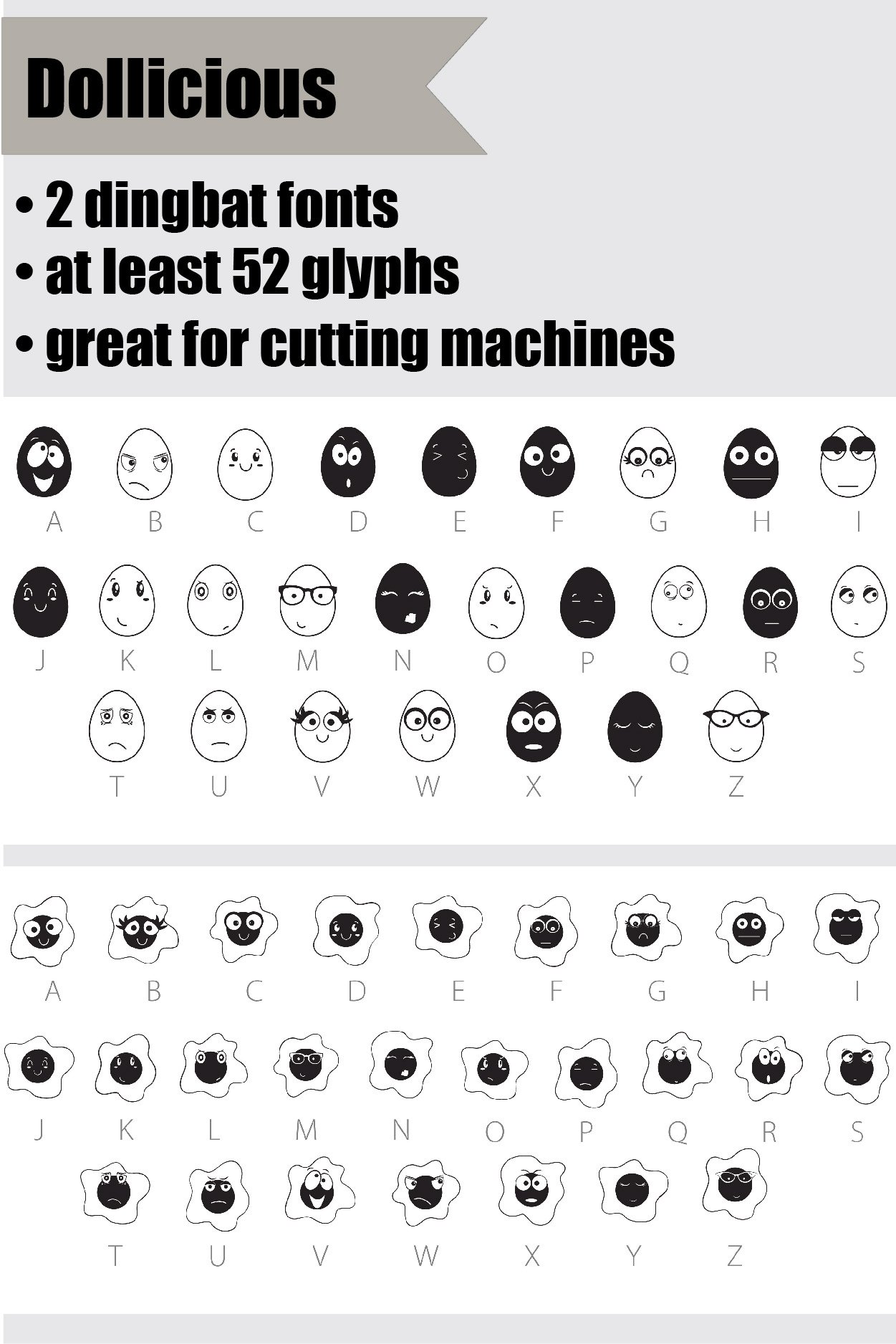 Egg Emoticon Dingbats