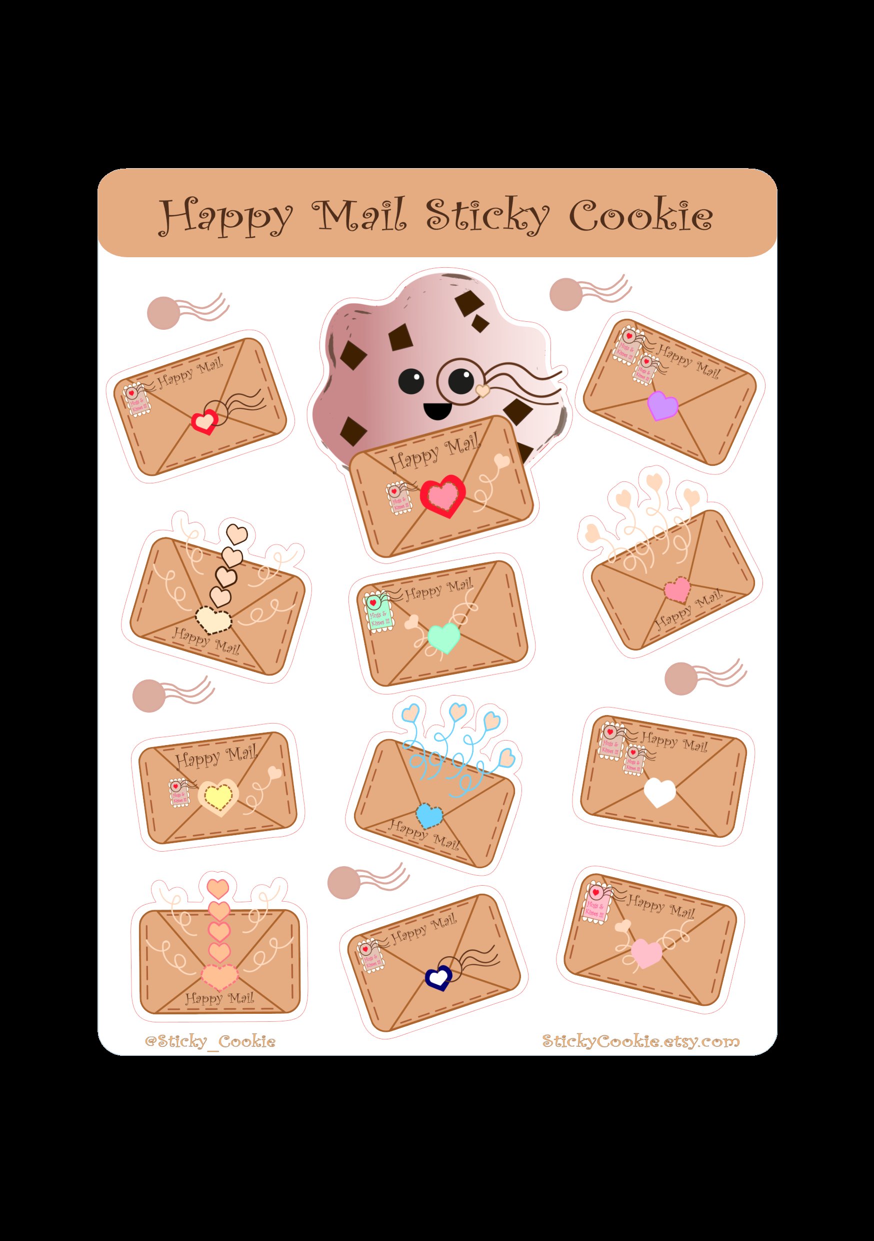 Digital Happy Mail Clipart