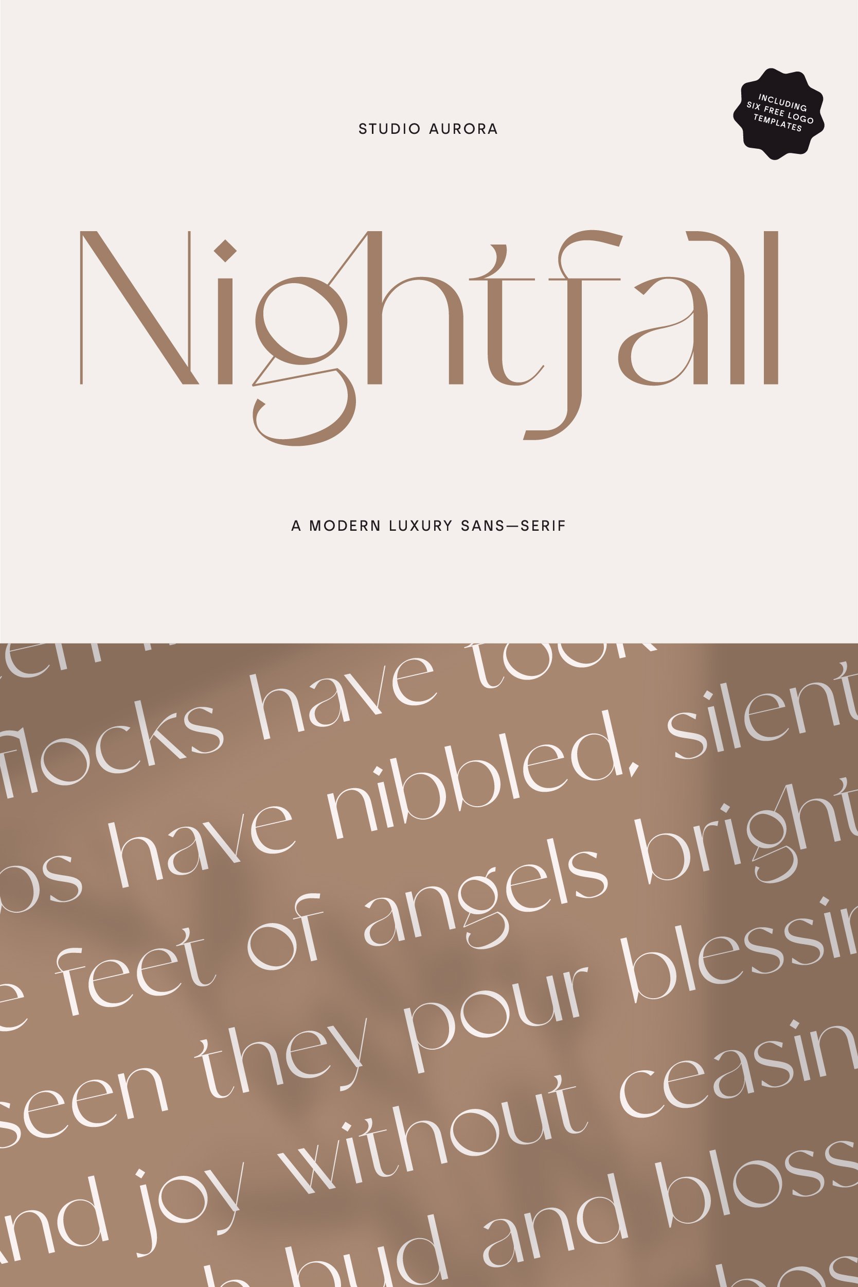 Nightfall - Modern Luxury Sans-Serif