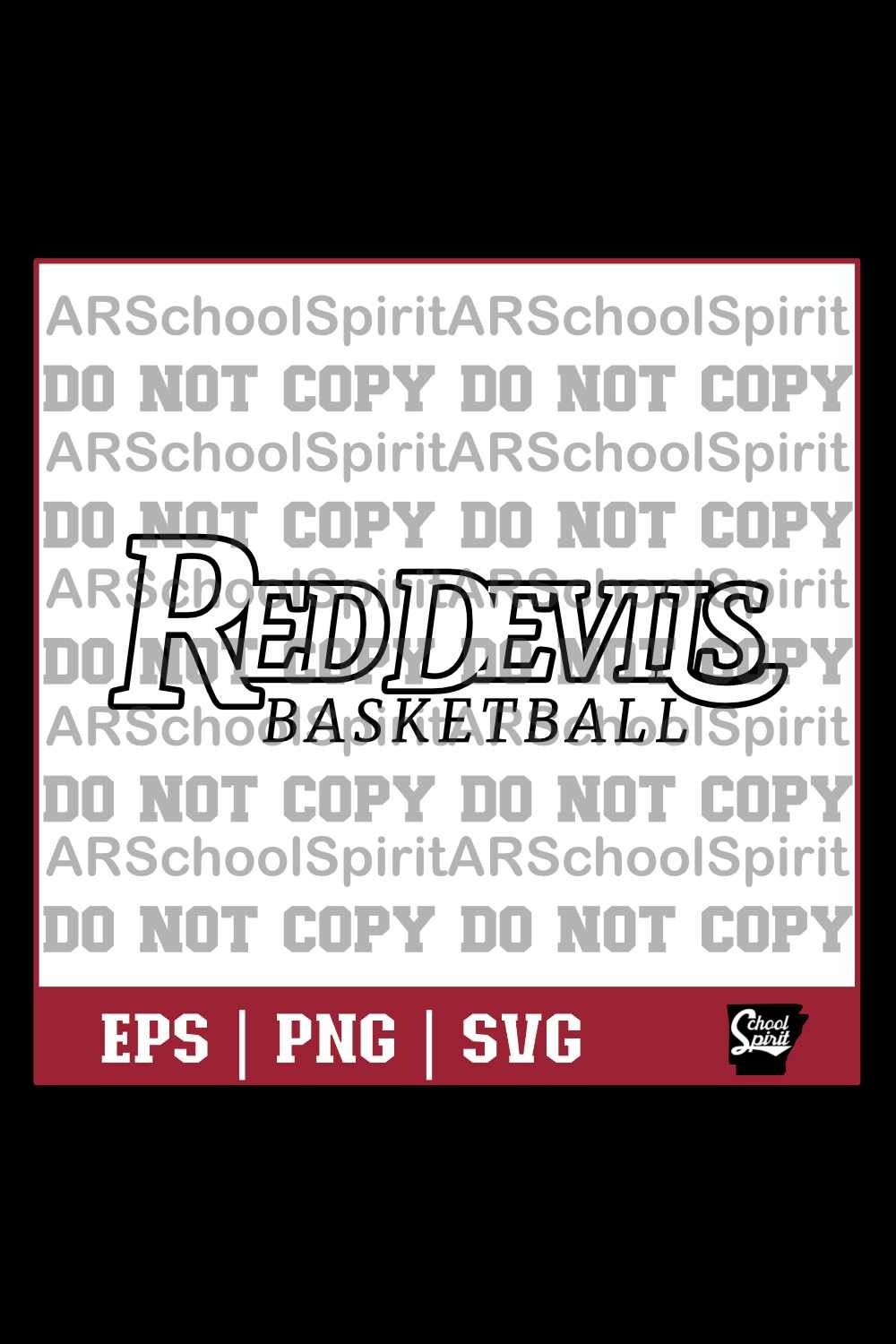 Red Devils Basketball Design