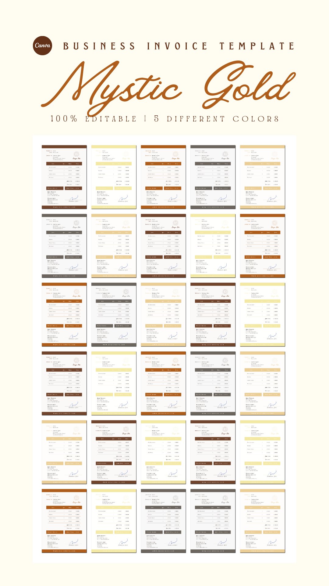 INVOICE CANVA TEMPLATE (3705559)