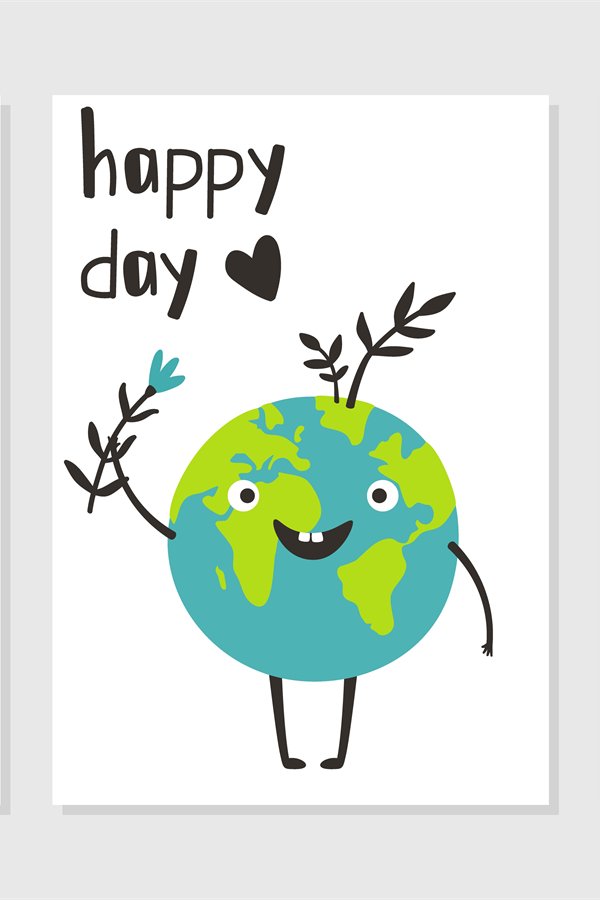 Happy planet poster set