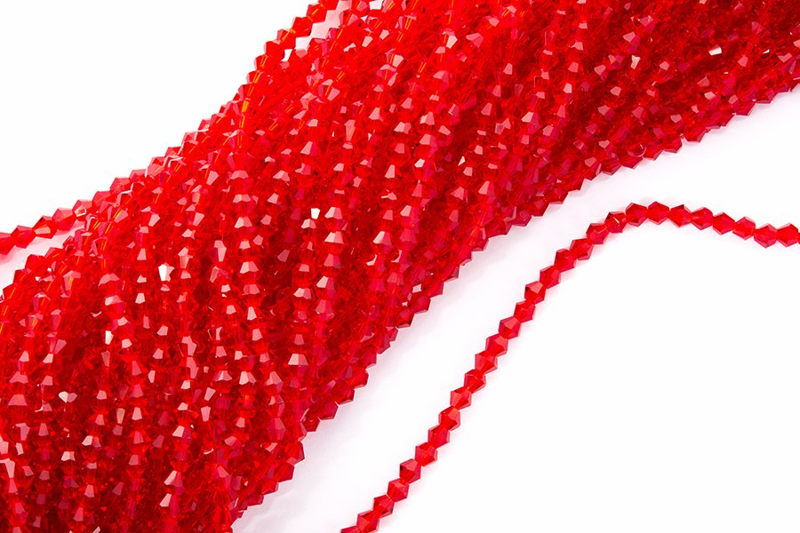 Photo of red Beautiful Sparkle Crystal Beads (863856)