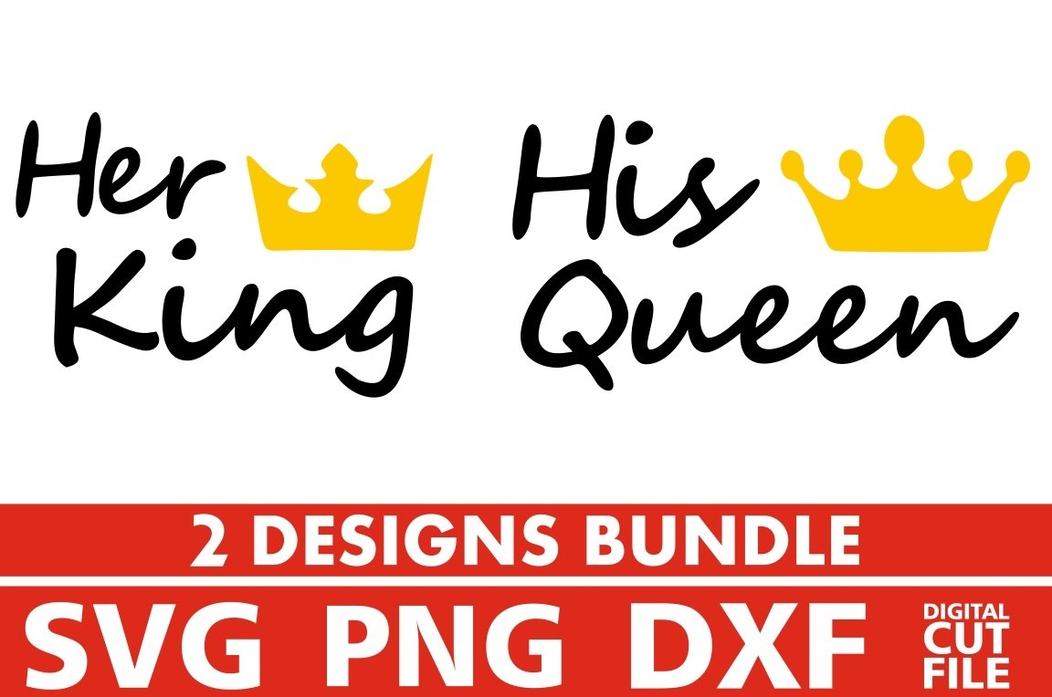 Her King svg, His Queen svg, Afro Woman svg, Black History