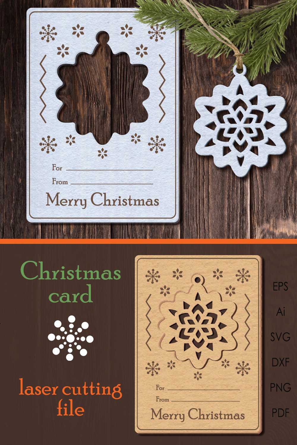 Christmas puzzle card