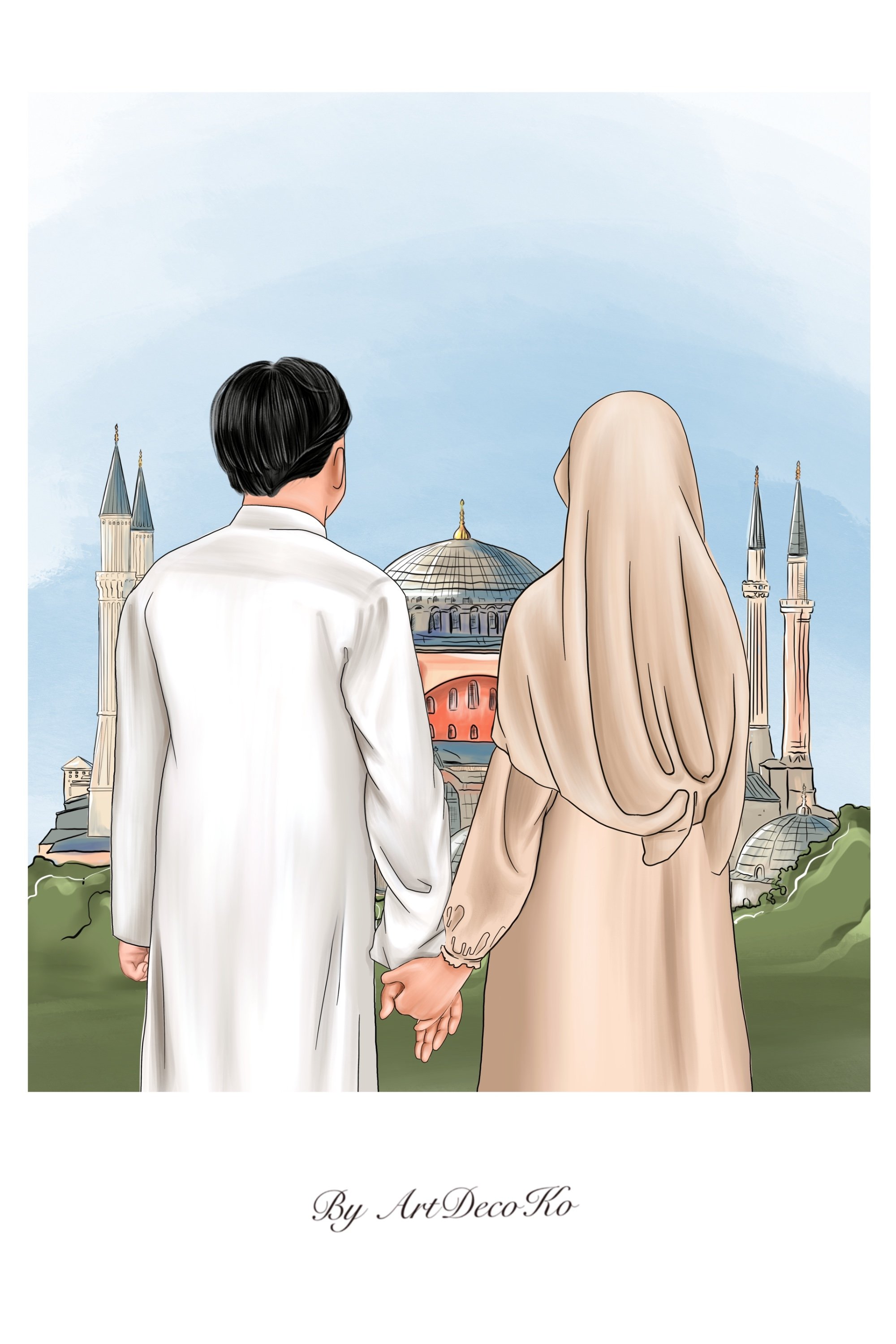 Muslim couple