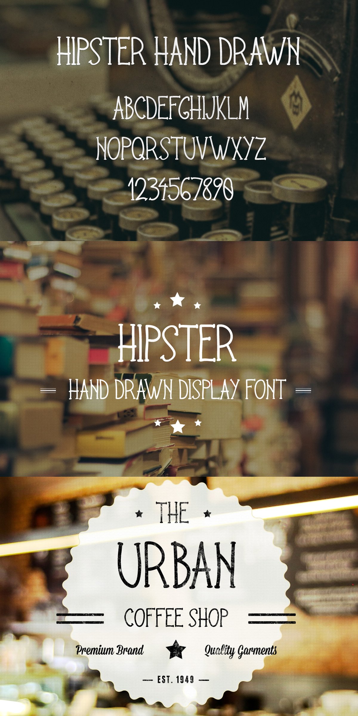 Hipster Hand Drawn Font