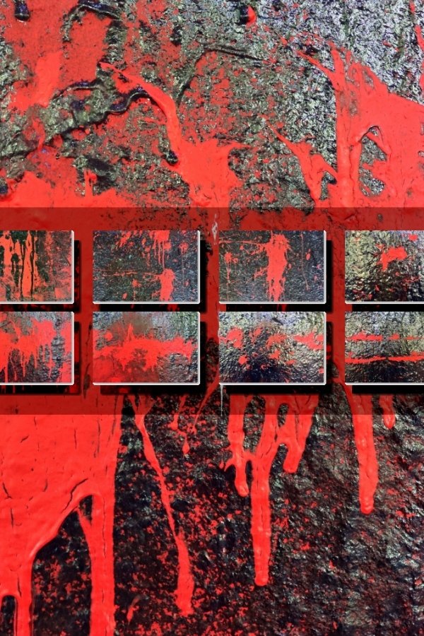 10x Red running paint background textures (1175725)