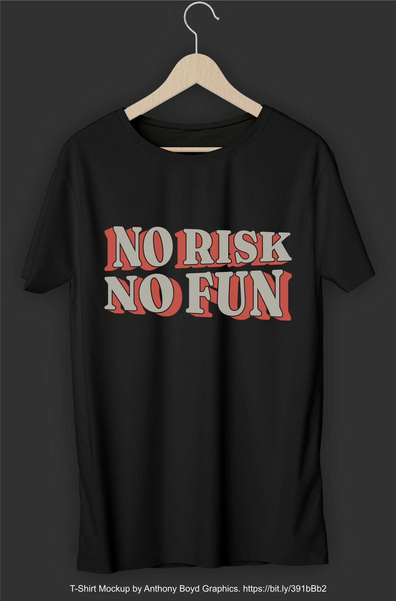 No Risk No Fun | Motivation T-Shirt Design SVG PNG EPS AI