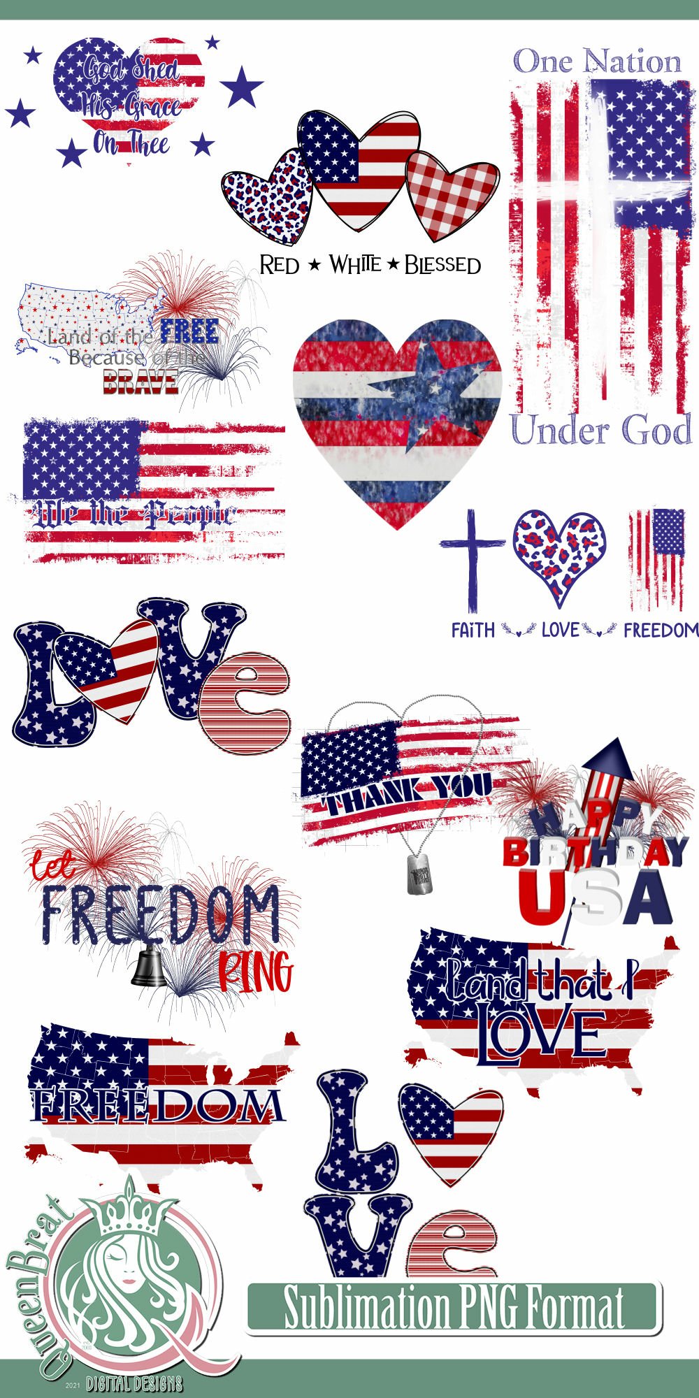 Patriotic Sublimation Bundle 1