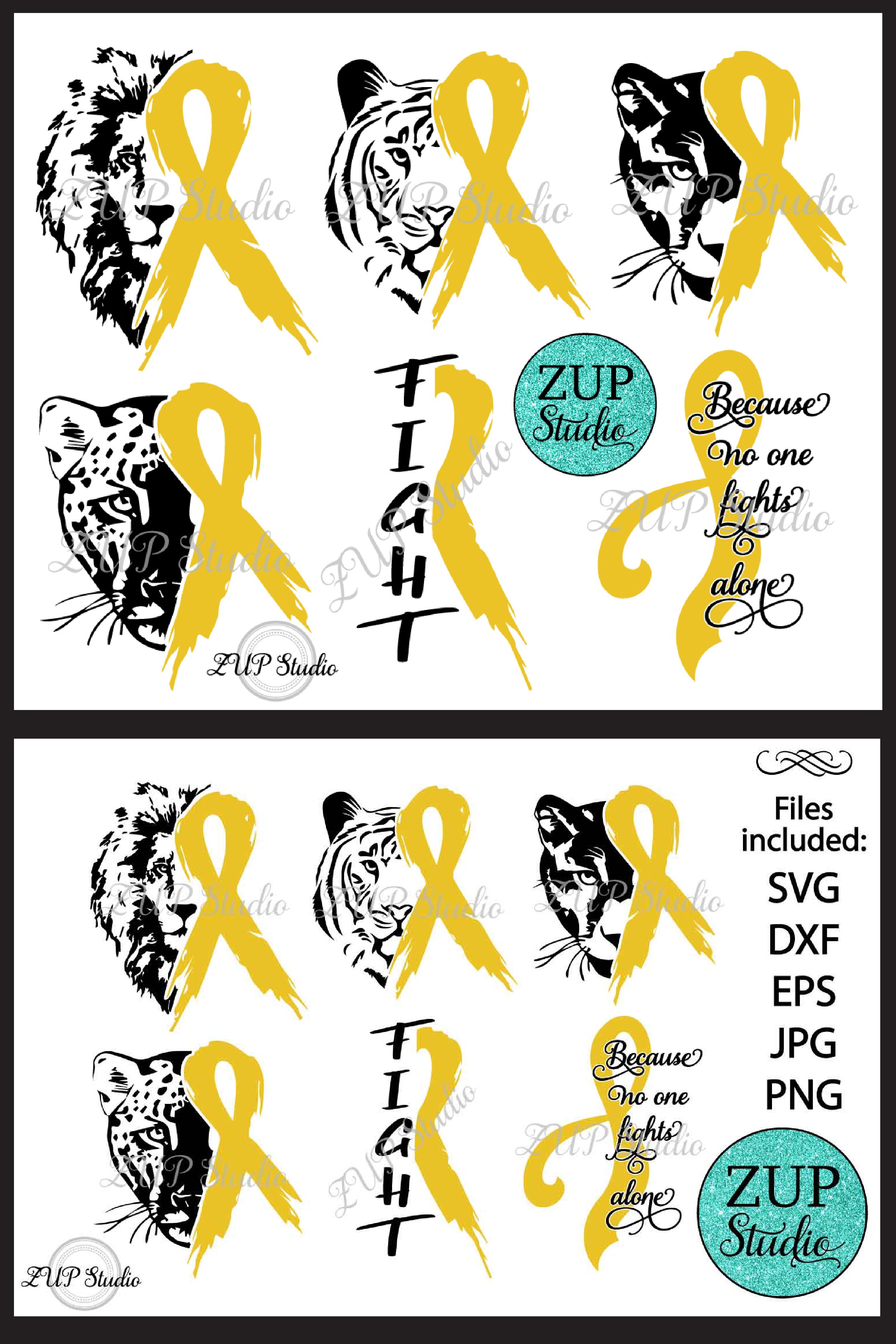 Childhood Cancer Awareness Ribbon design 534