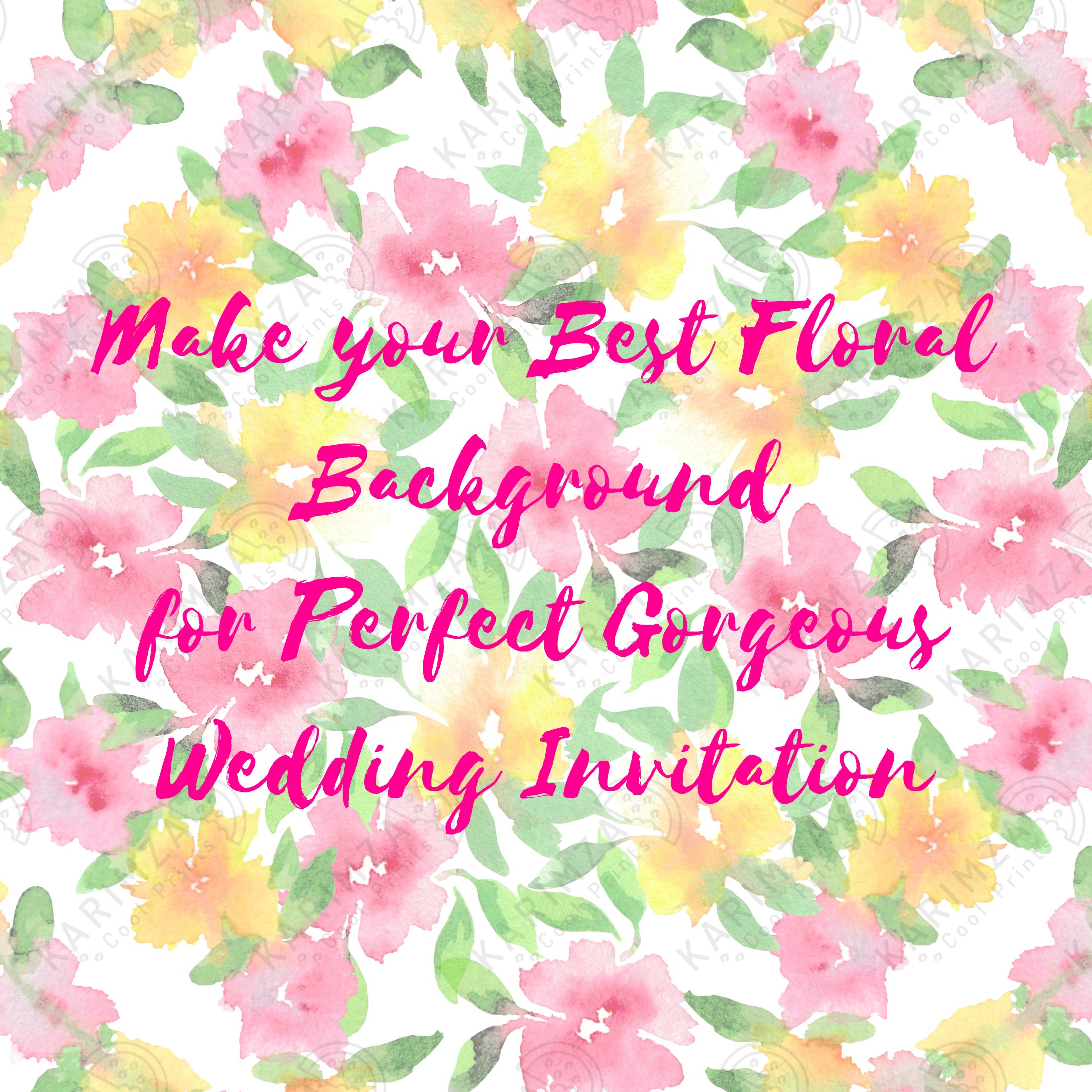 Watercolor Flower clipart, Sublimation bundle