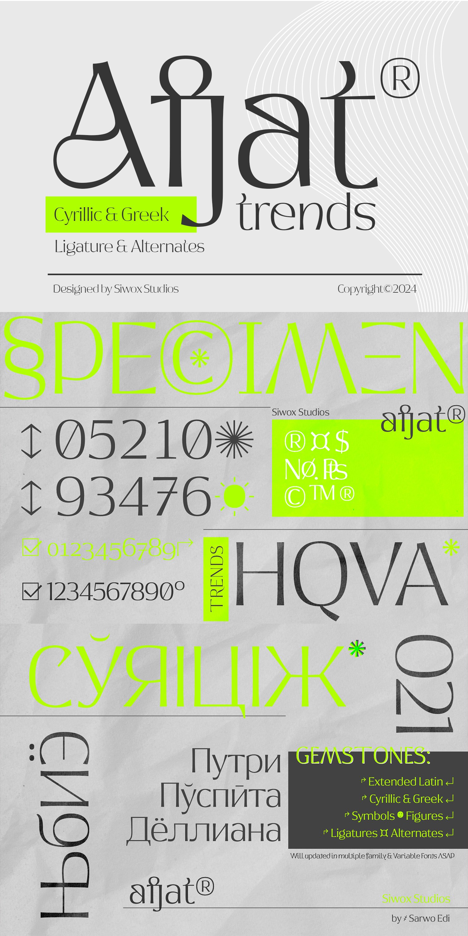 Afjat Trends - Latin & Cyrillic