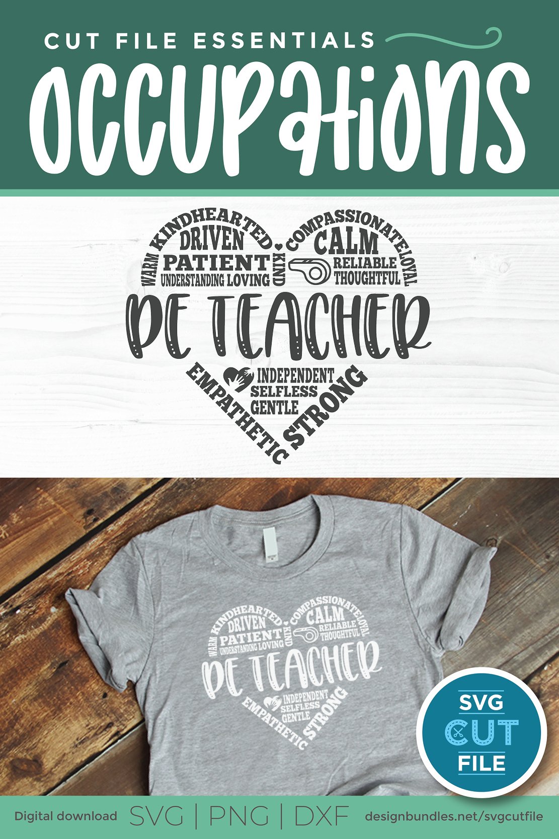 PE Teacher SVG - a coach or gym teacher (1243336)