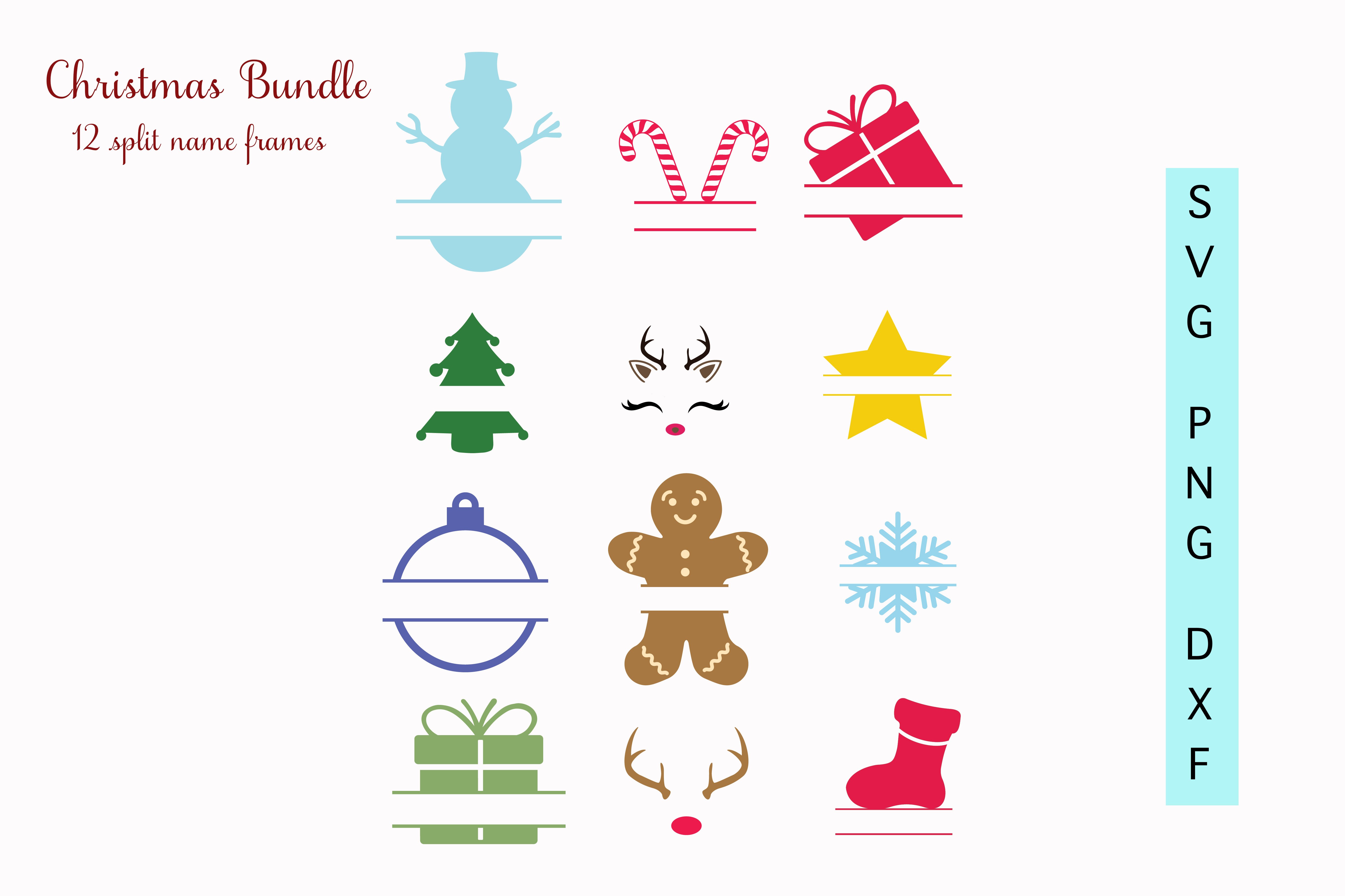 Christmas Name Frame svg Glowforge svg snowman svg snowflake