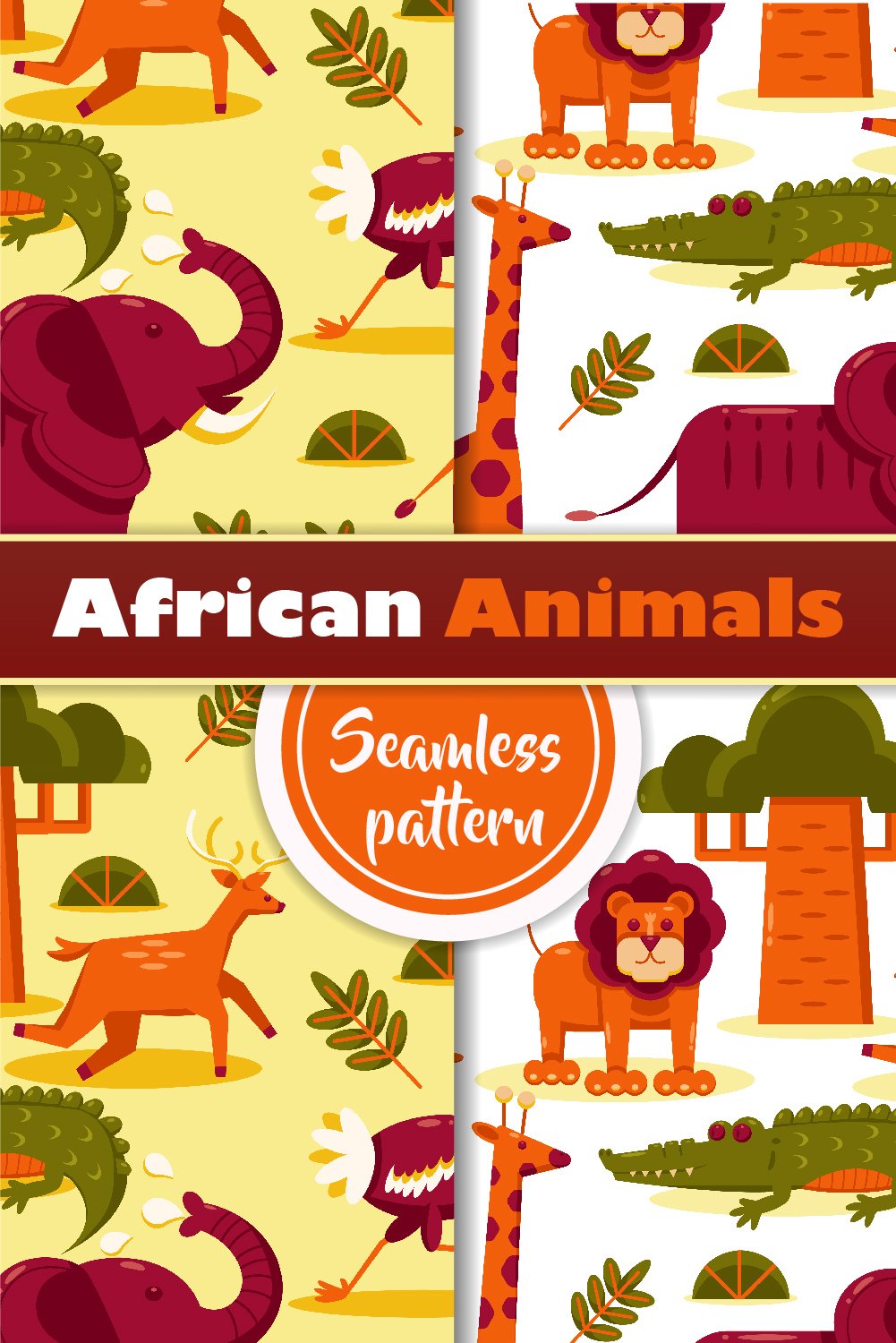 African animals seamless pattern (2456210)