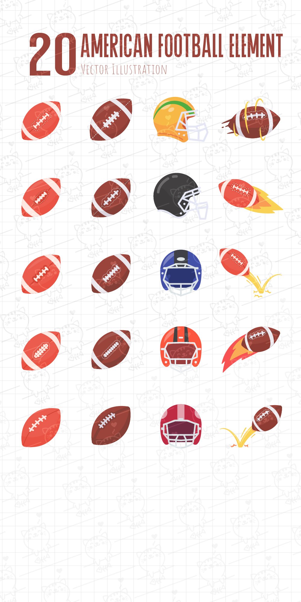 Football Element PNG| Football Clipart