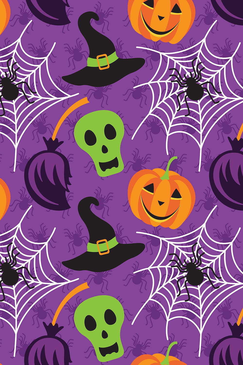 Halloween seamless pattern